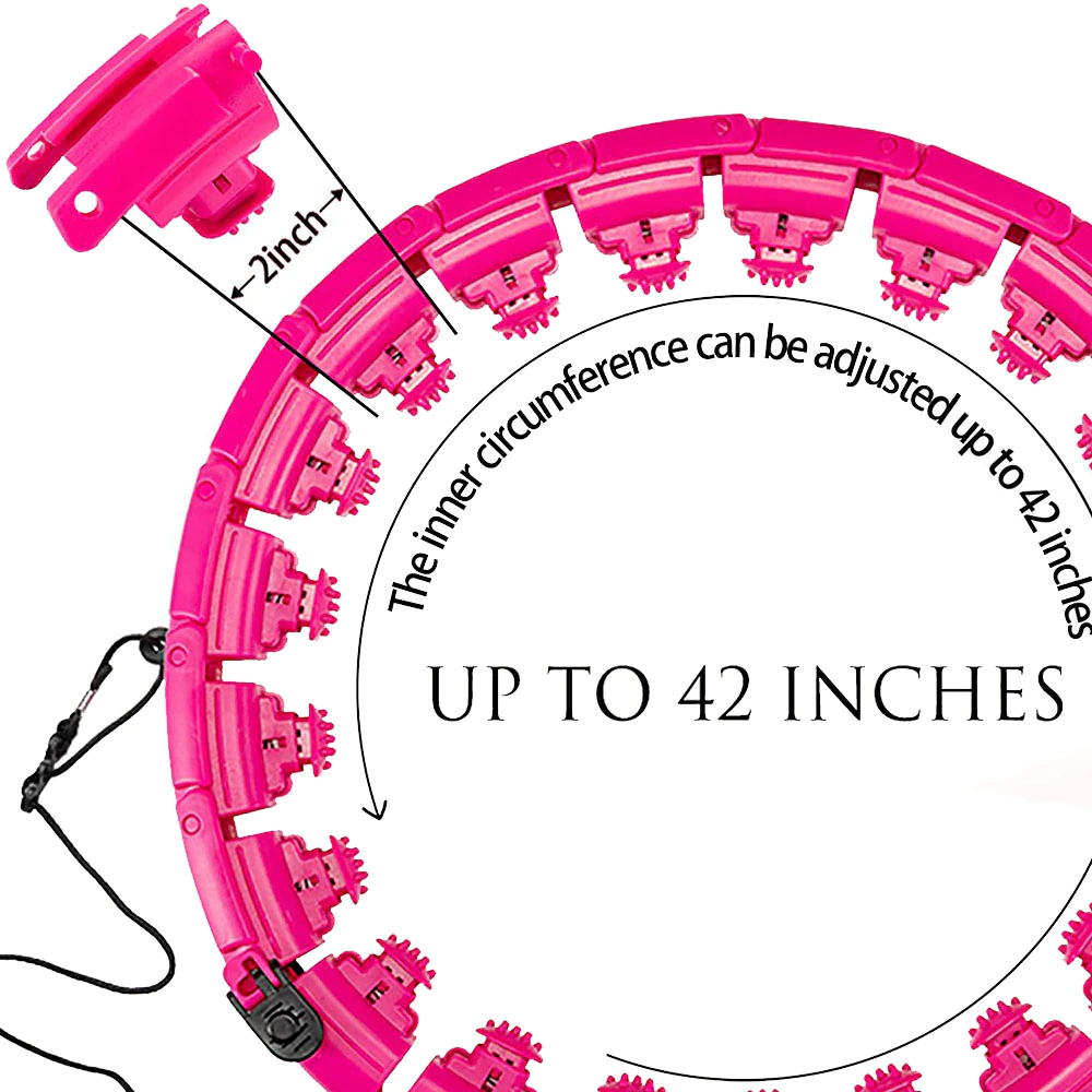 24 Knot Smart Hula Hoop For Home Workout - Inspire Uplift