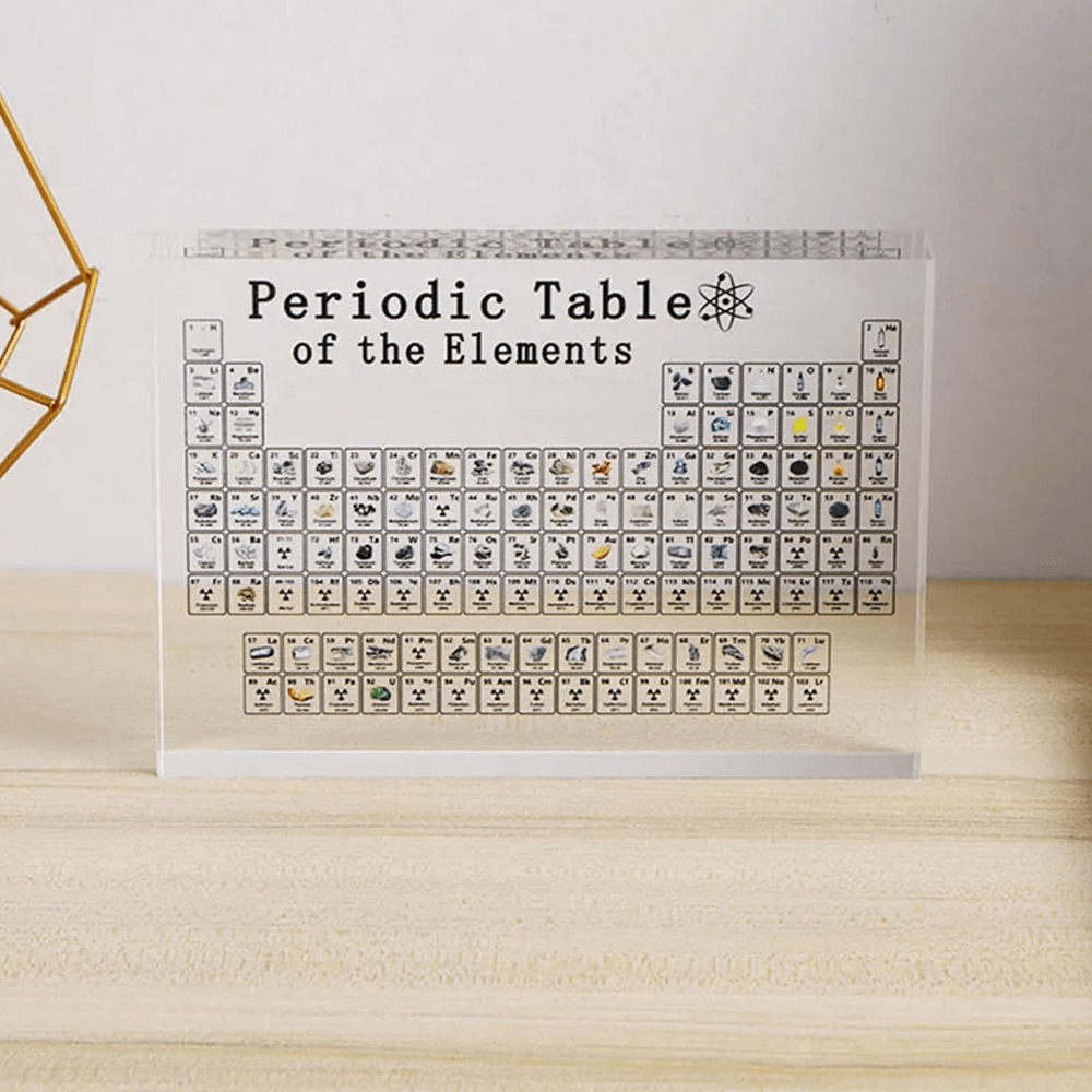 Crystal Transparent Periodic Table - Inspire Uplift
