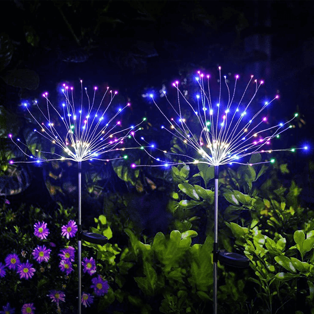 Solar Powered Auto On/Off Firework Lamp - Inspire Uplift