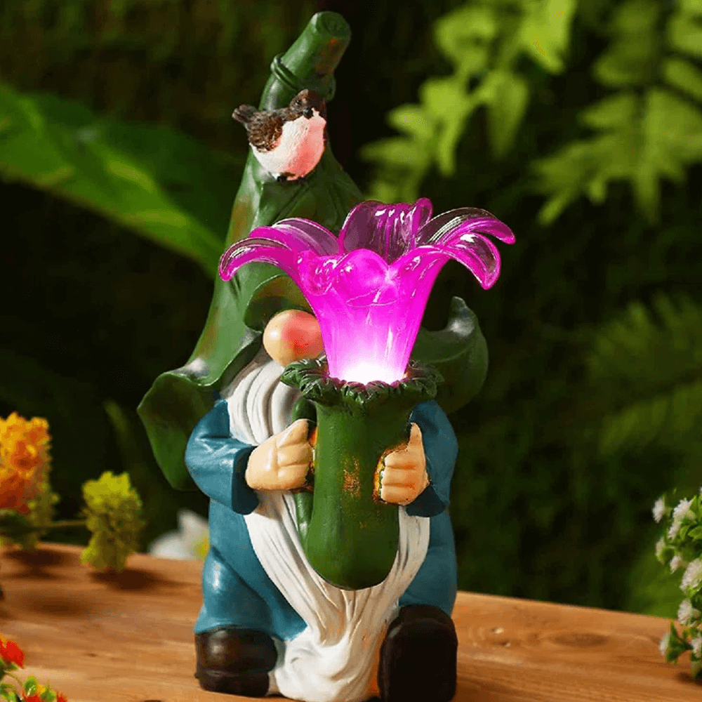 Light Spreading Solar Power Garden Gnomes - Inspire Uplift