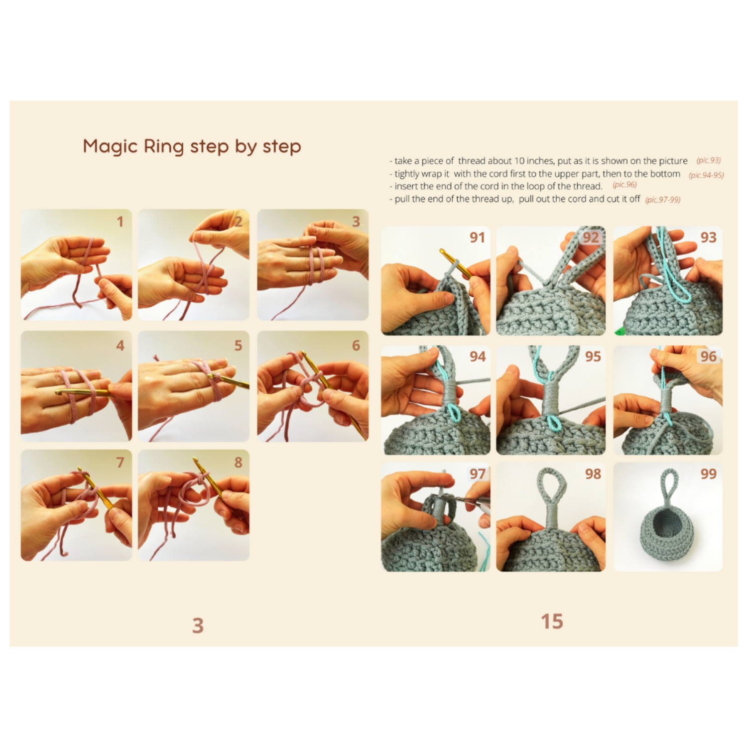 PATTERN, PDF crochet pattern, crochet hanging storage basket - Inspire ...