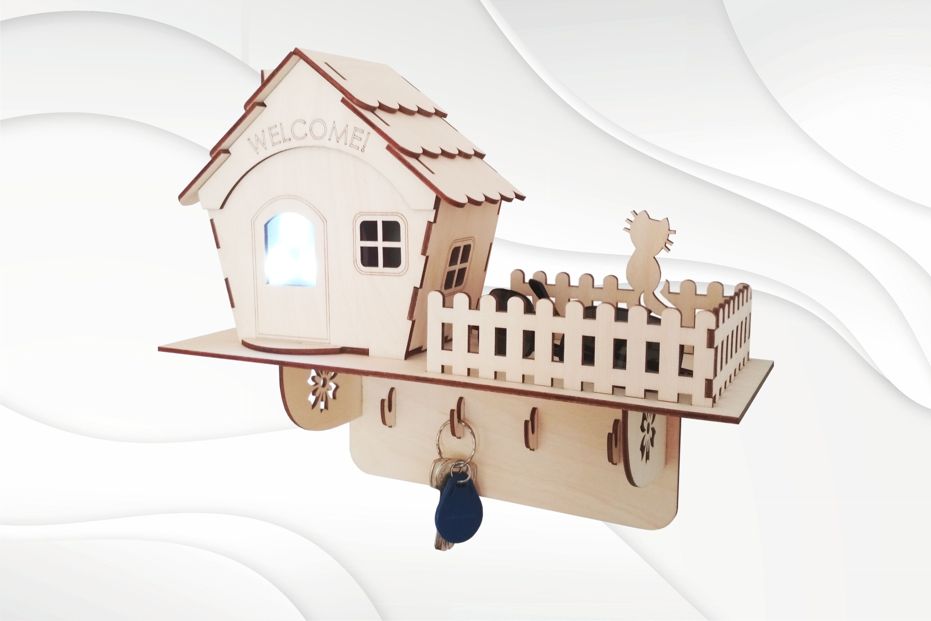 House shelf ready laser cut files. Laser cutting pattern, gl - Inspire ...