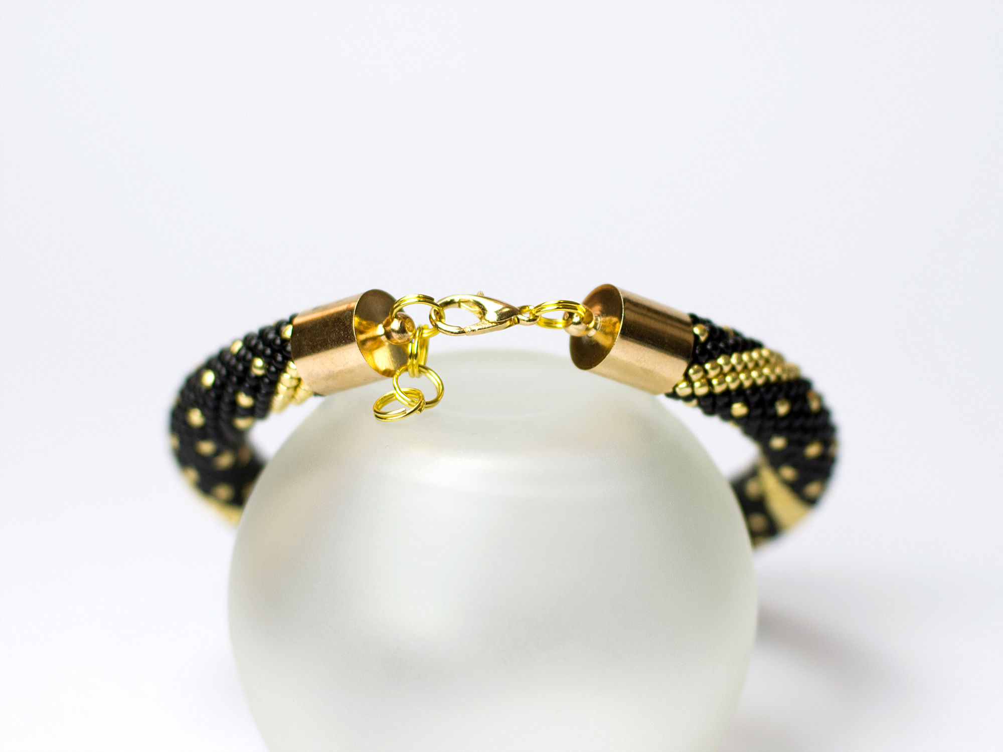 DIY Kit Bracelet, Black Gold DIY kit Bracelet, Needlework Ki - Inspire ...