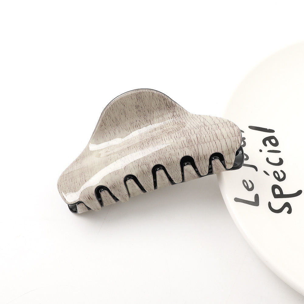 Hair claw clip - Woodgrain acrylic claw clip - Inspire Uplift