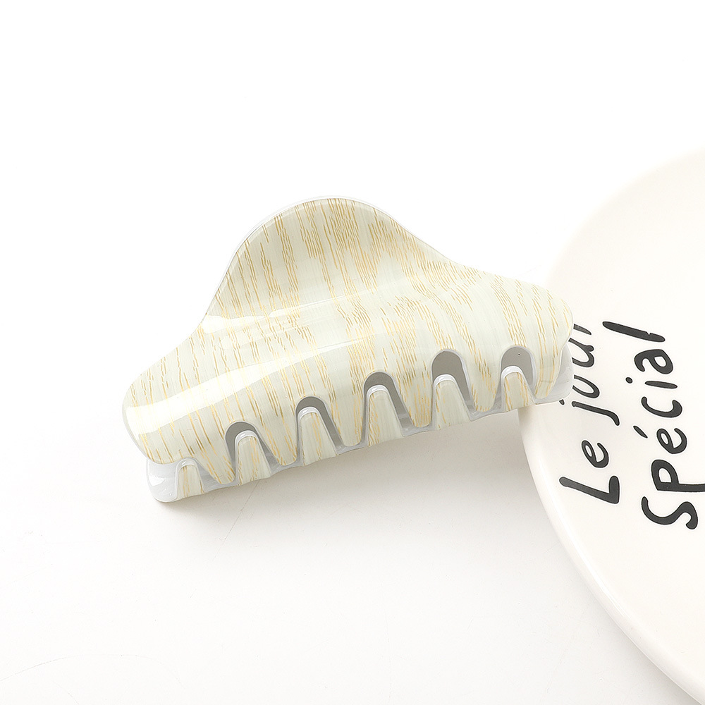 Hair claw clip - Woodgrain acrylic claw clip - Inspire Uplift