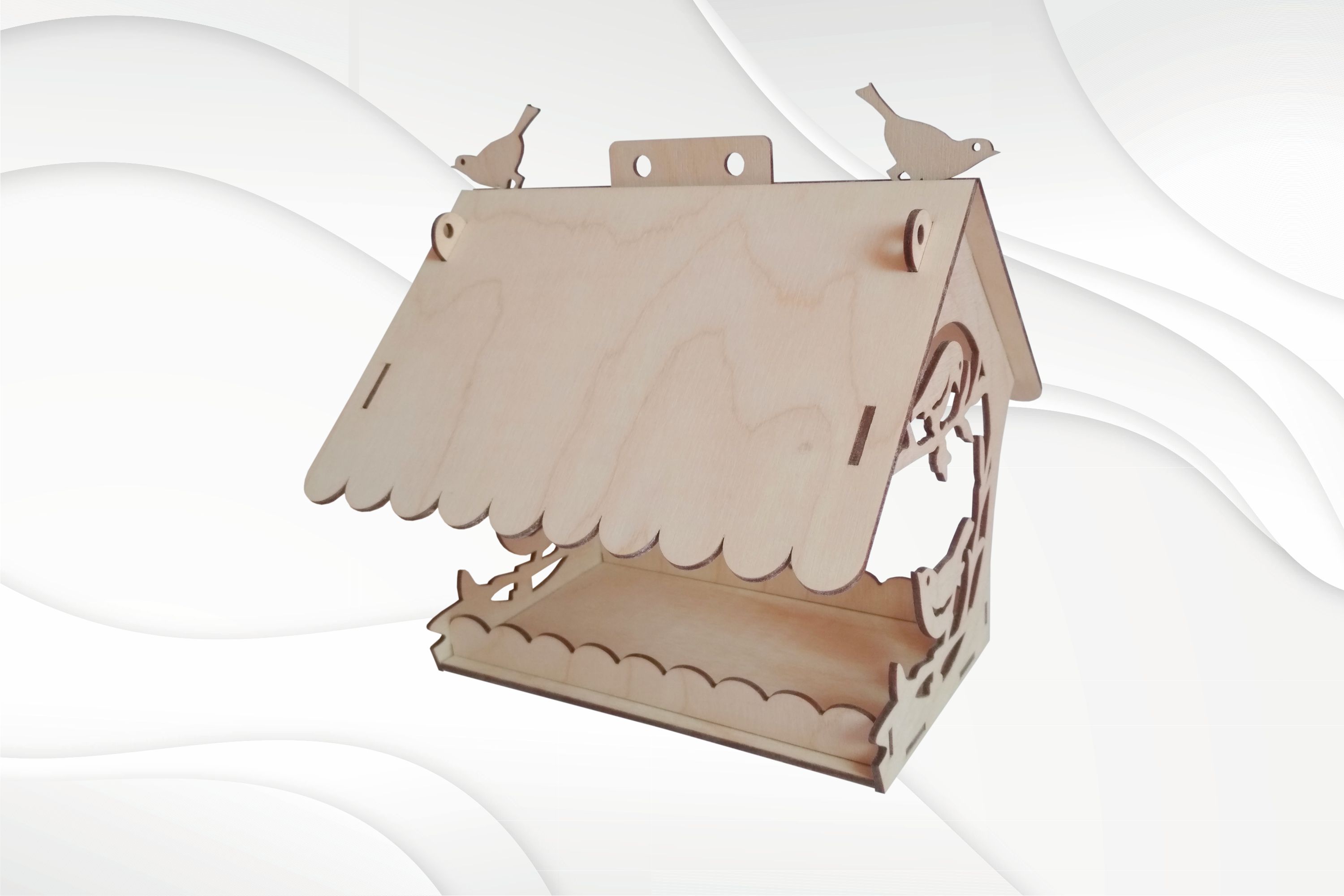 Bird feeders svg dxf files for laser cut. Vector laser file. - Inspire ...