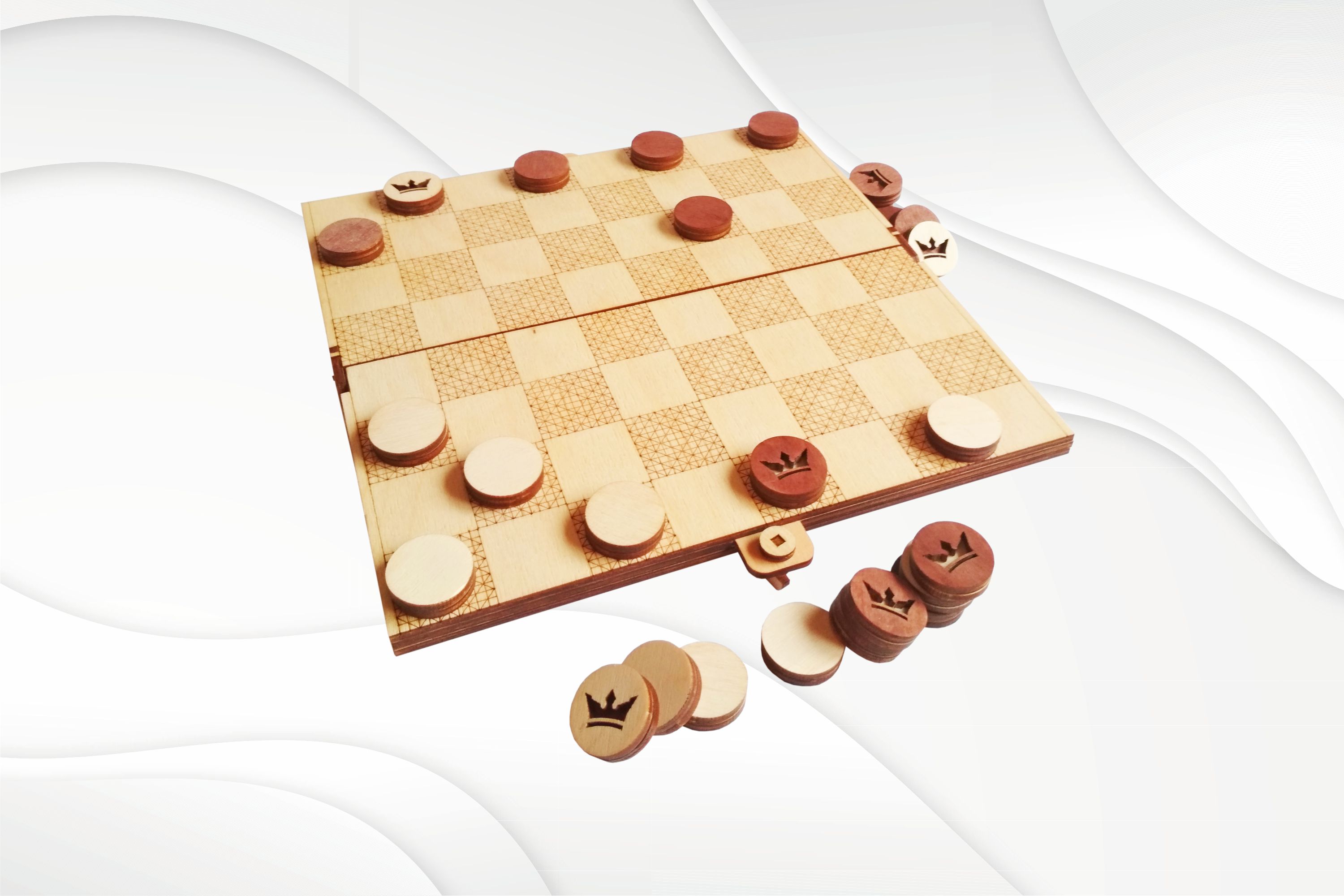 Pool checkers ready cut laser files. Laser engraving plan. G - Inspire ...