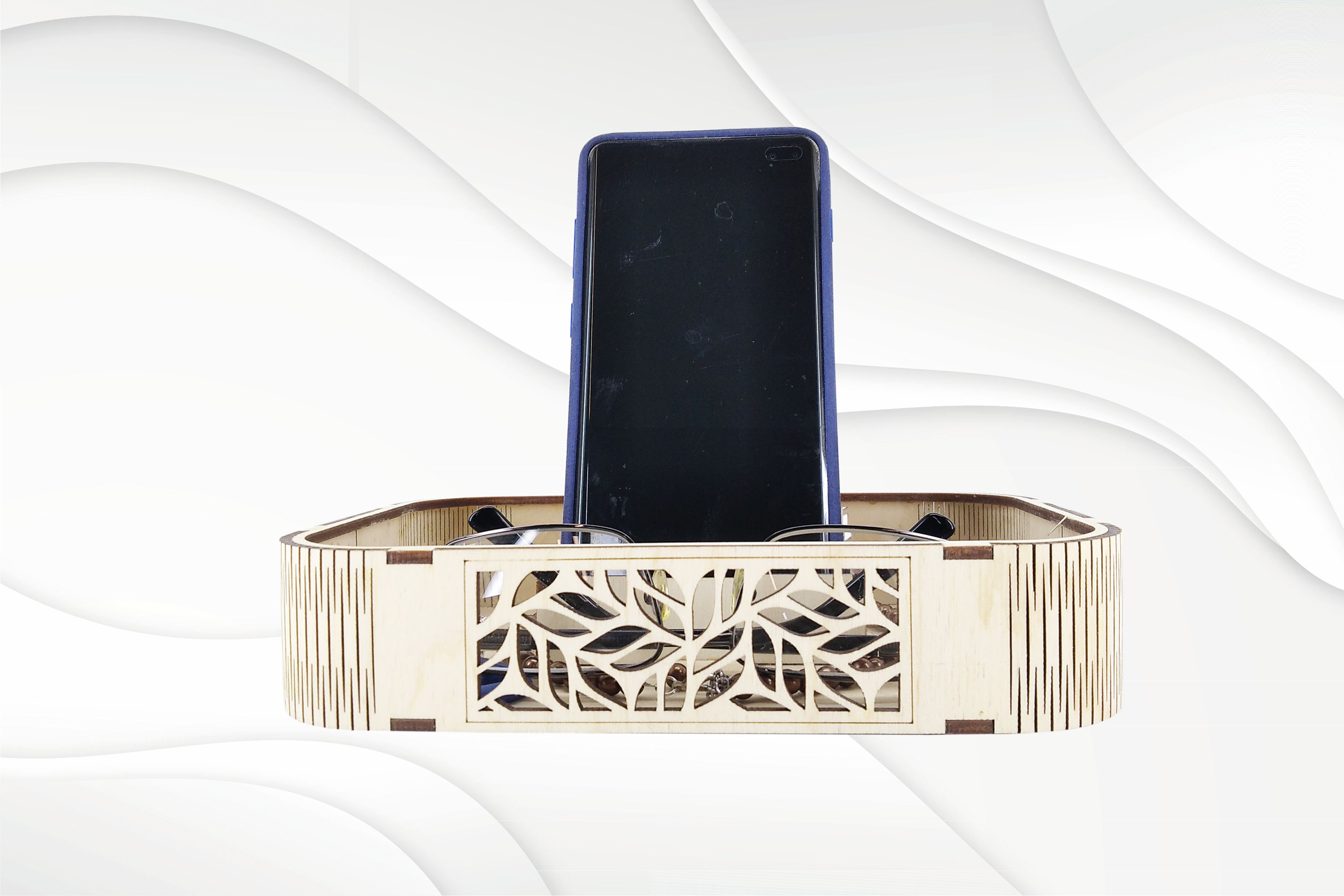 Stand box for mobile phone, digital laser cutting pattern. G - Inspire ...