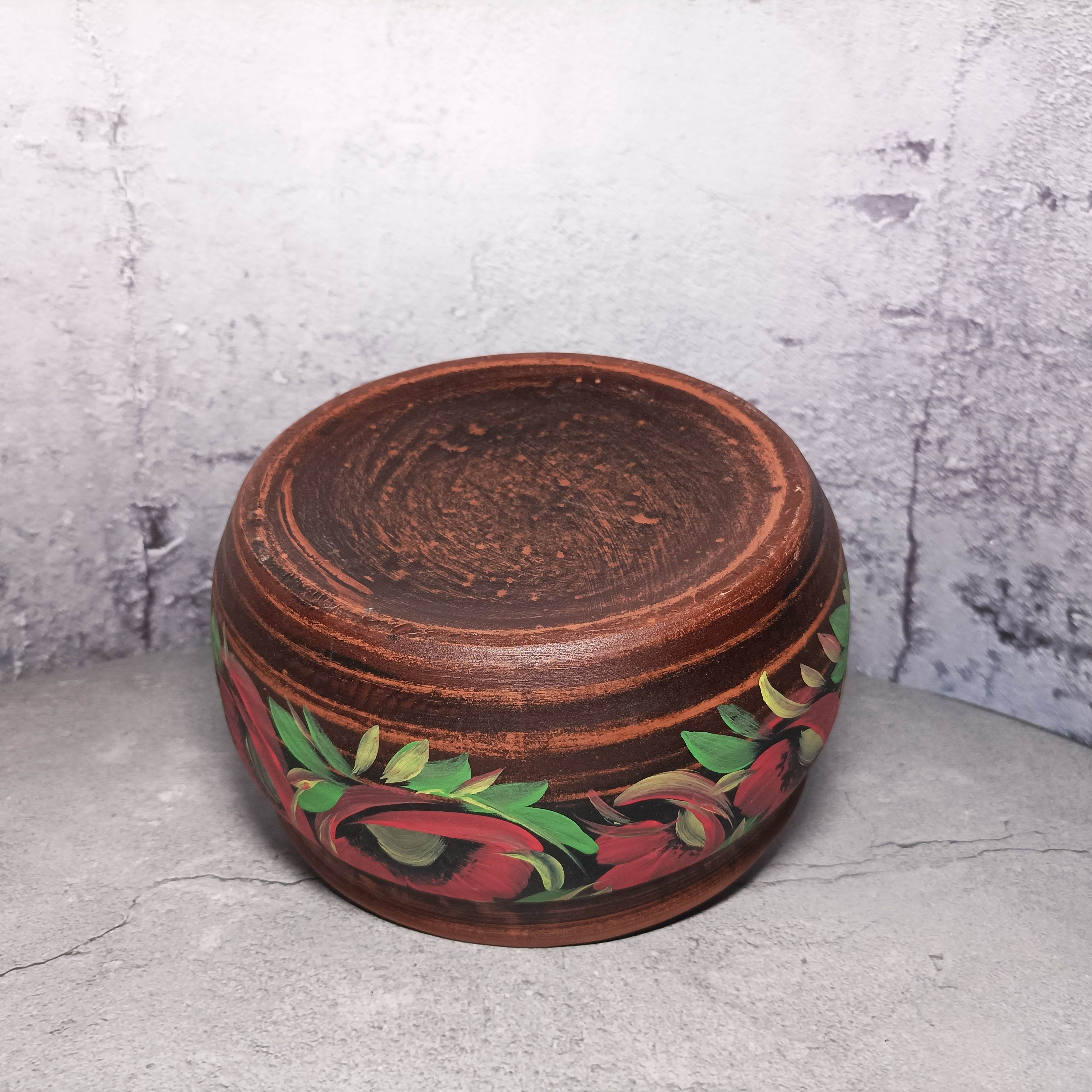 Pottery casserole 84.53 fl.oz handmade red clay Cooking pot - Inspire ...