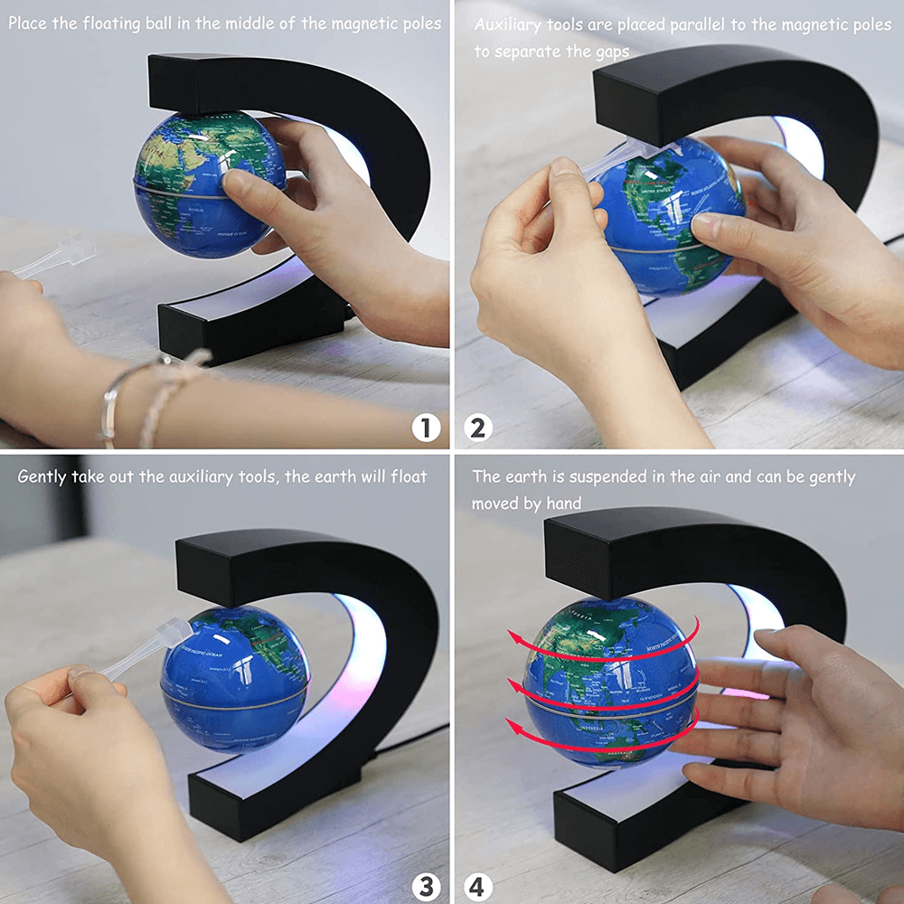 Floating Earth Globe Lamp - Inspire Uplift