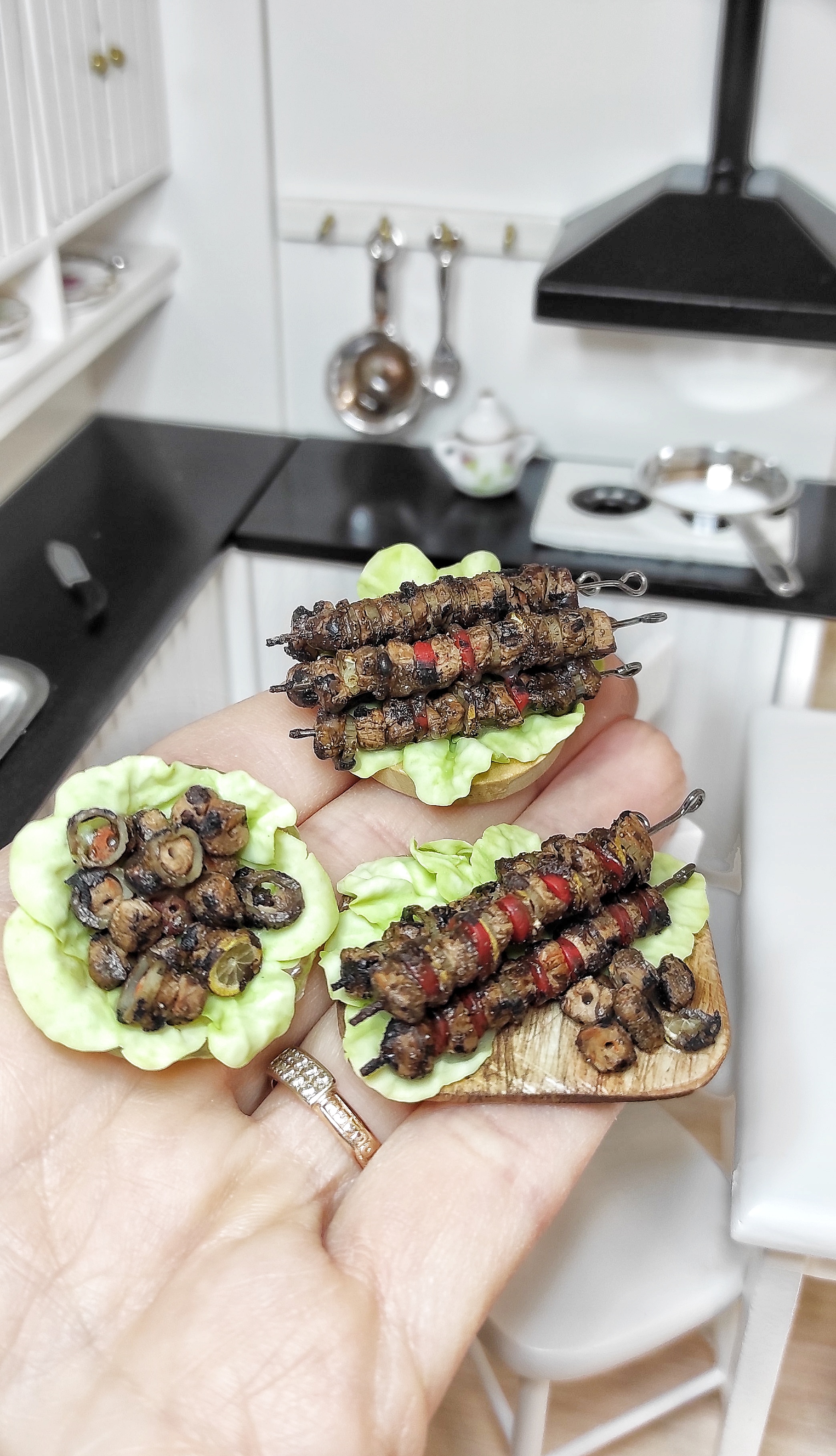 Realistic miniature kebab 1 12 - Barbecue - Mini kebab - Keb - Inspire ...