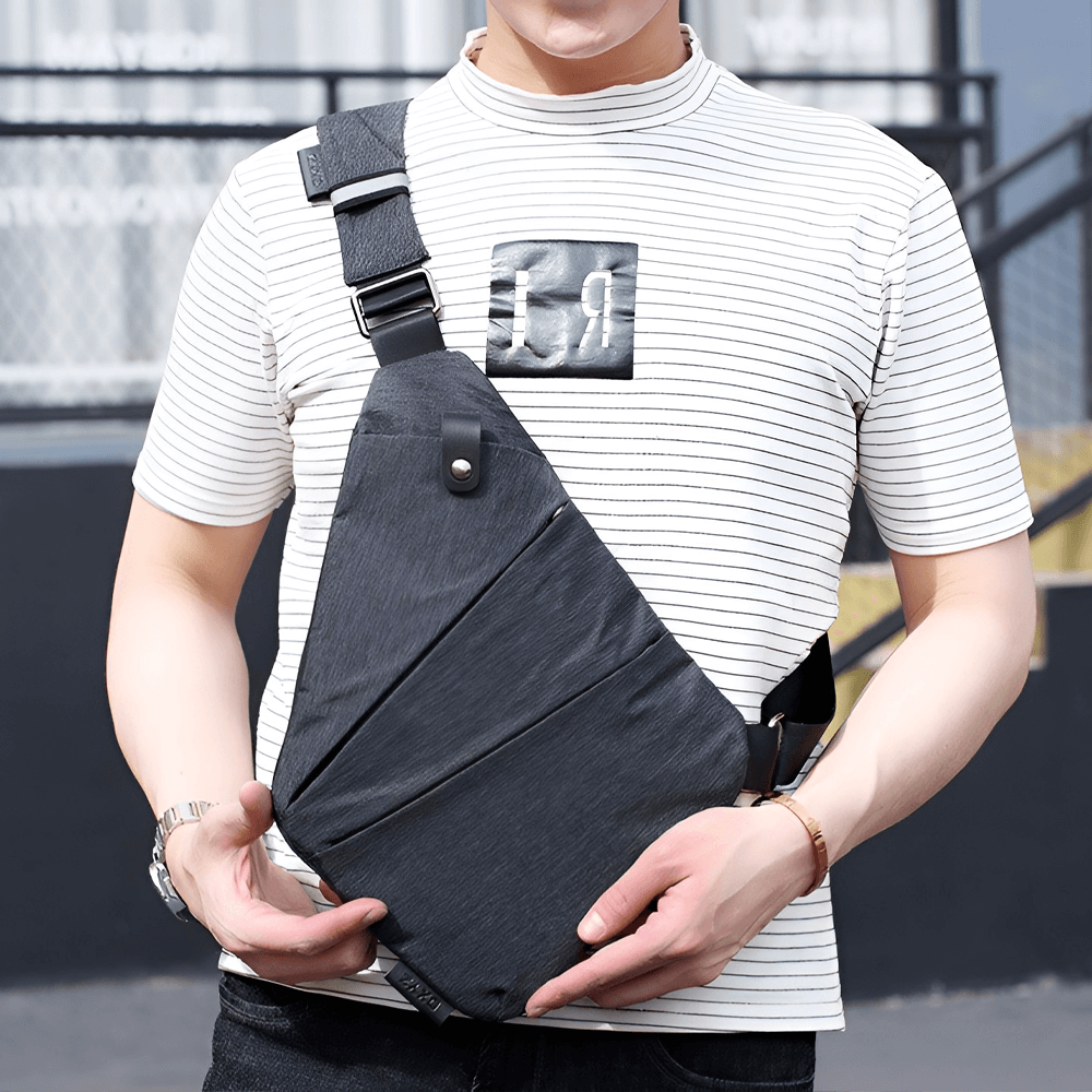 3 Pocket Adjustable Waterproof Sling Bag | Inspire Uplift