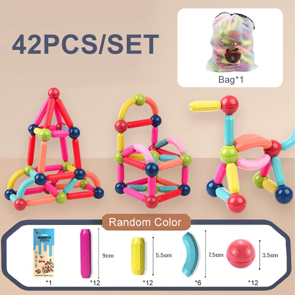 Educational Magnetic Building Balls & Rods - Inspire Uplift