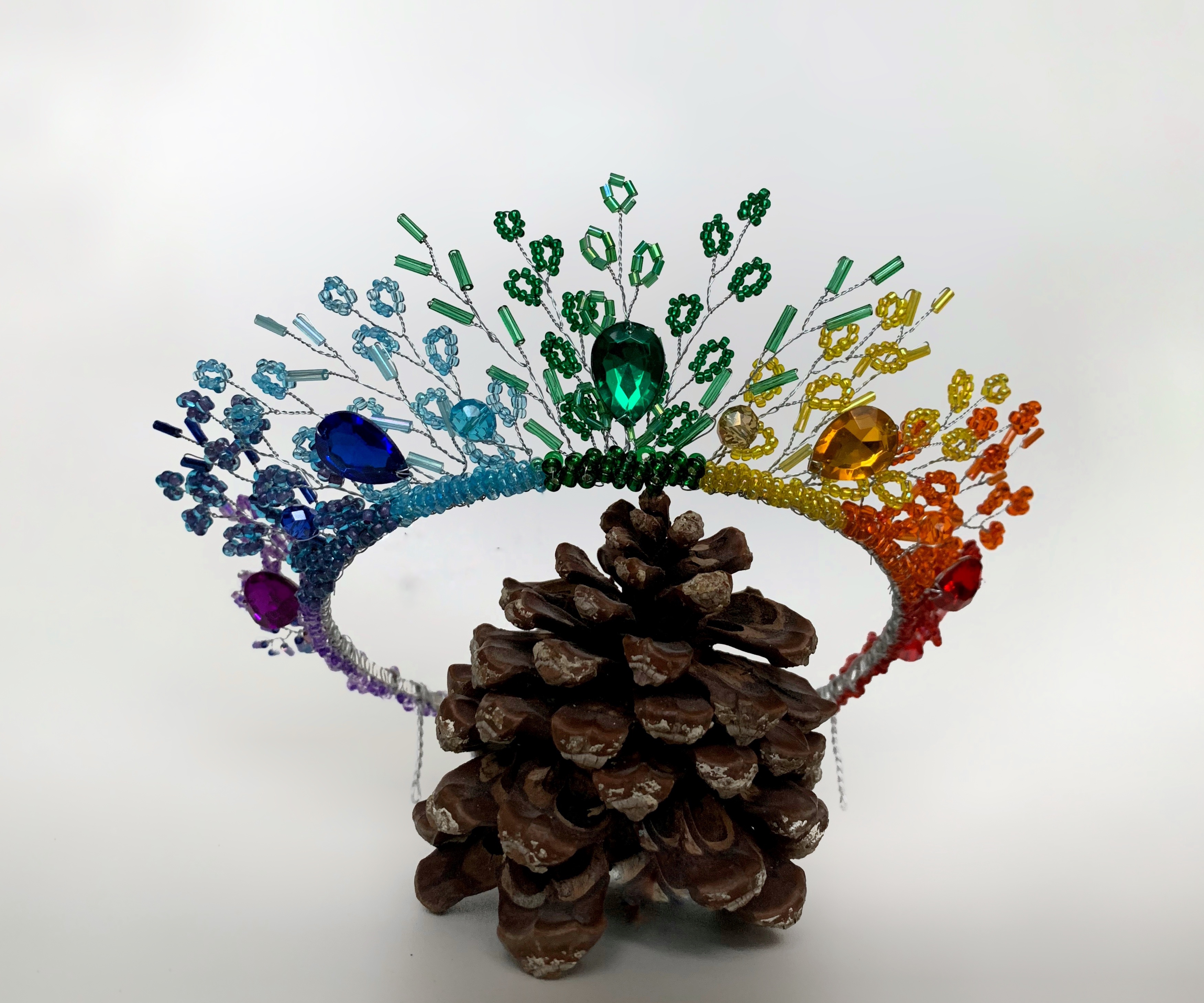 Rainbow crown, Rainbow headpiece, LGBT crown, LGBTQ accessor - Inspire ...