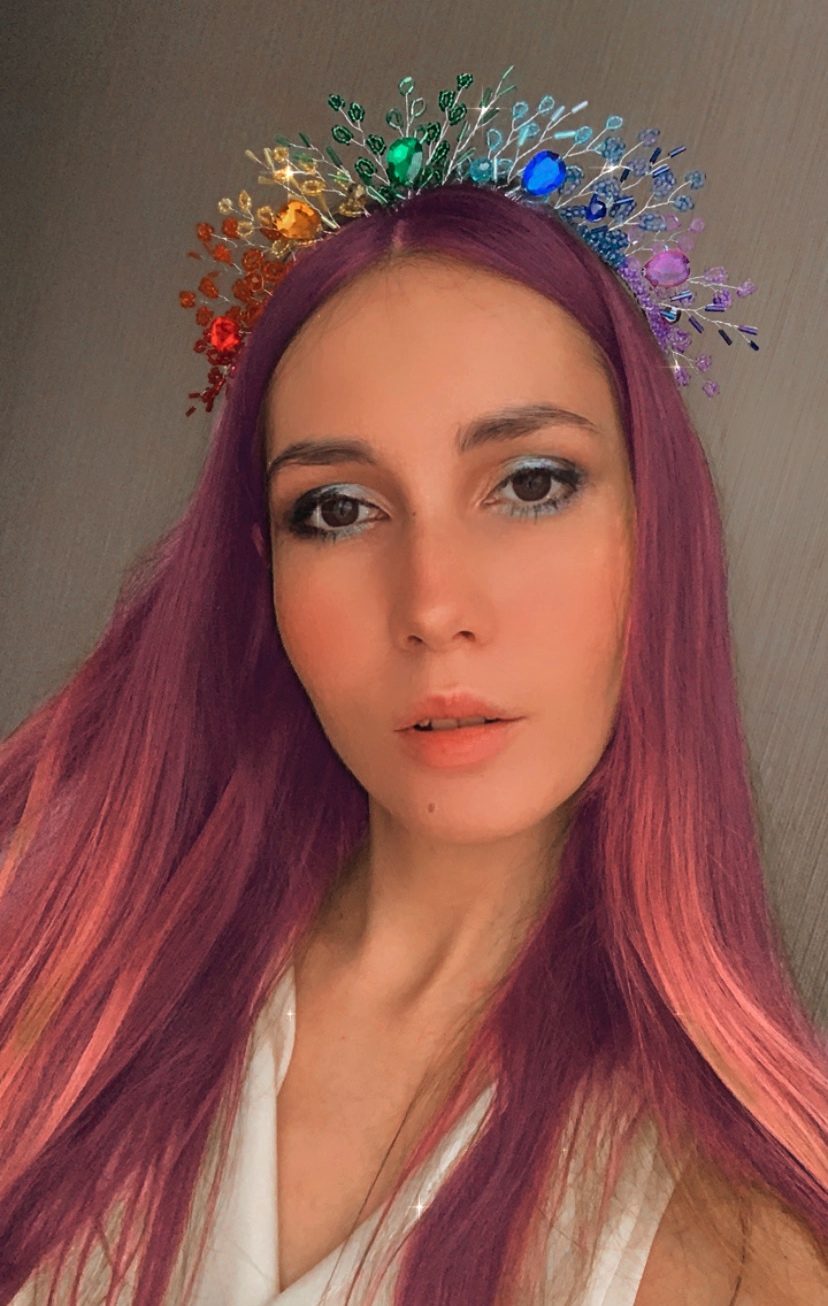 Rainbow crown, Rainbow headpiece, LGBT crown, LGBTQ accessor - Inspire ...