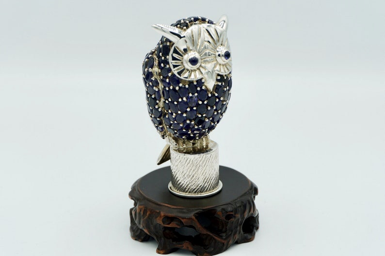 Sterling Silver Owl Figurine - Inspire Uplift