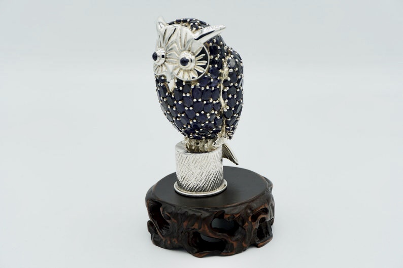 Sterling Silver Owl Figurine - Inspire Uplift