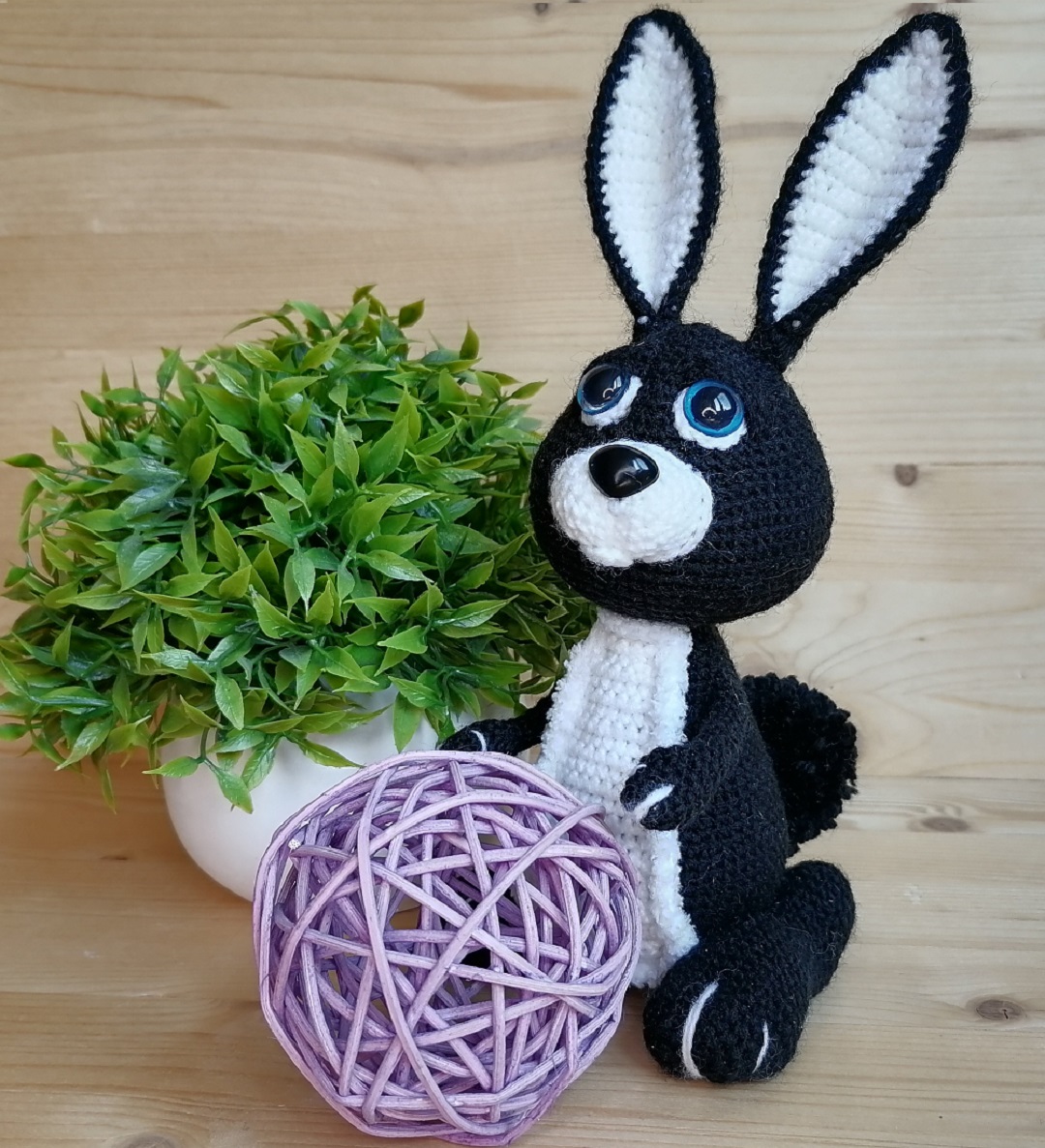 Crochet pattern Bunny (rabbit) - digital pattern PDF - Inspire Uplift