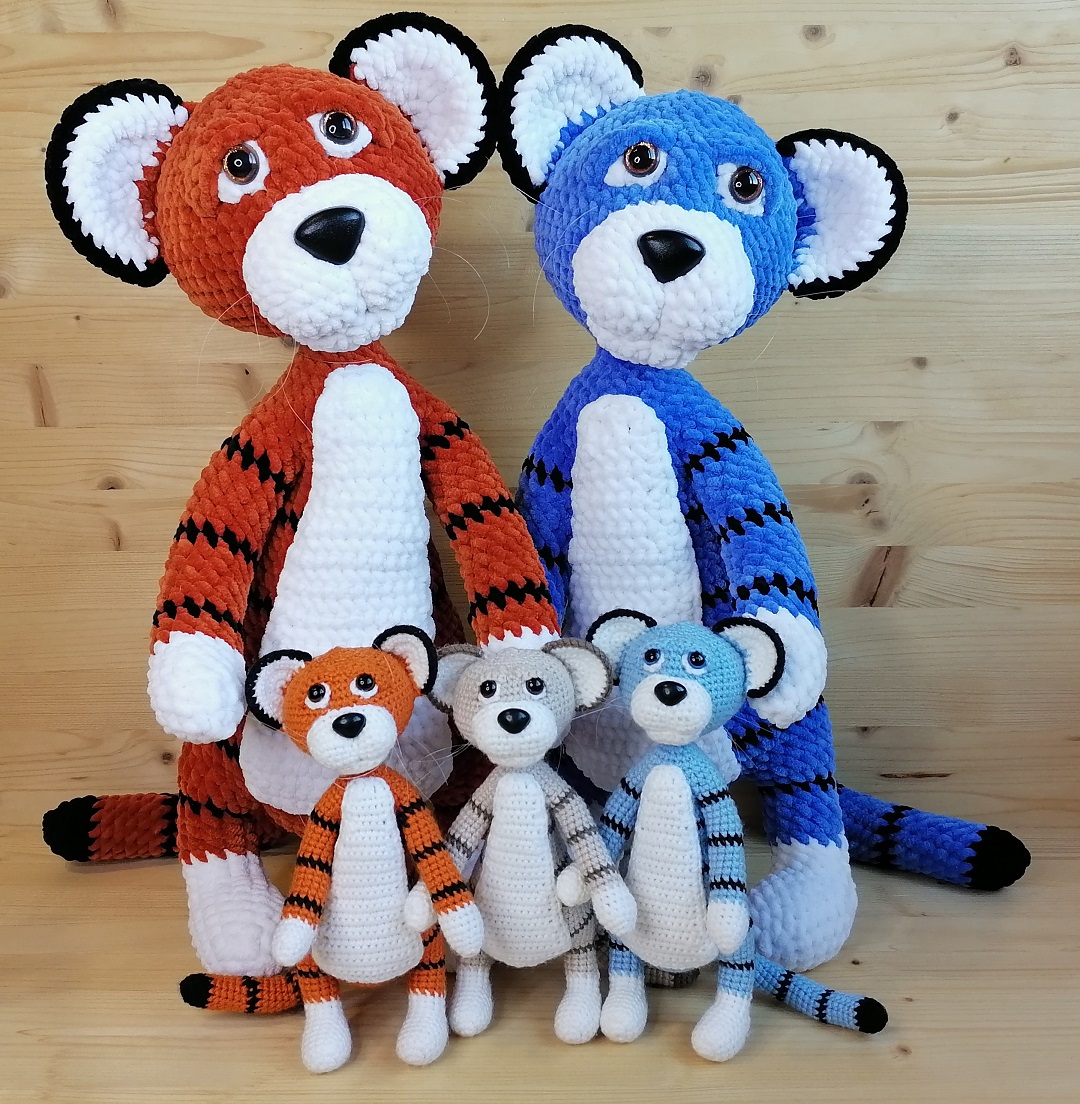 Crochet pattern Tiger cub - digital pattern PDF - Inspire Uplift