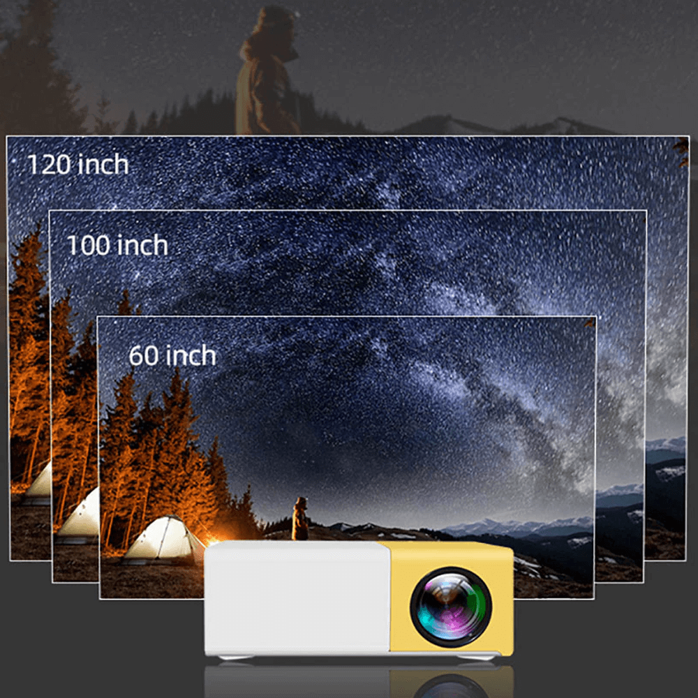 Portable Vibrant Visual Movie Projector - Inspire Uplift