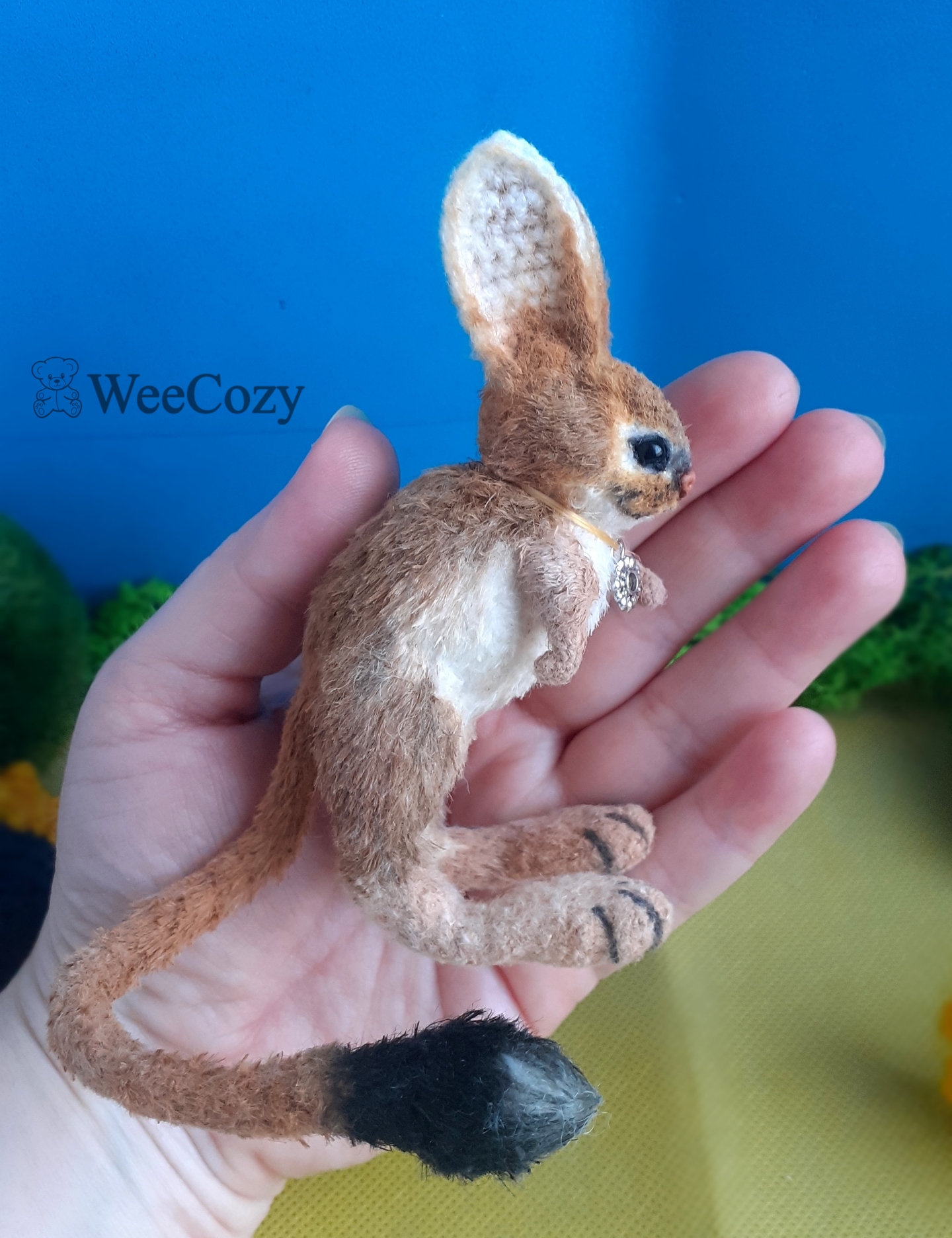 Crochet jerboa, Rodent toys, Realistic animal - Inspire Uplift