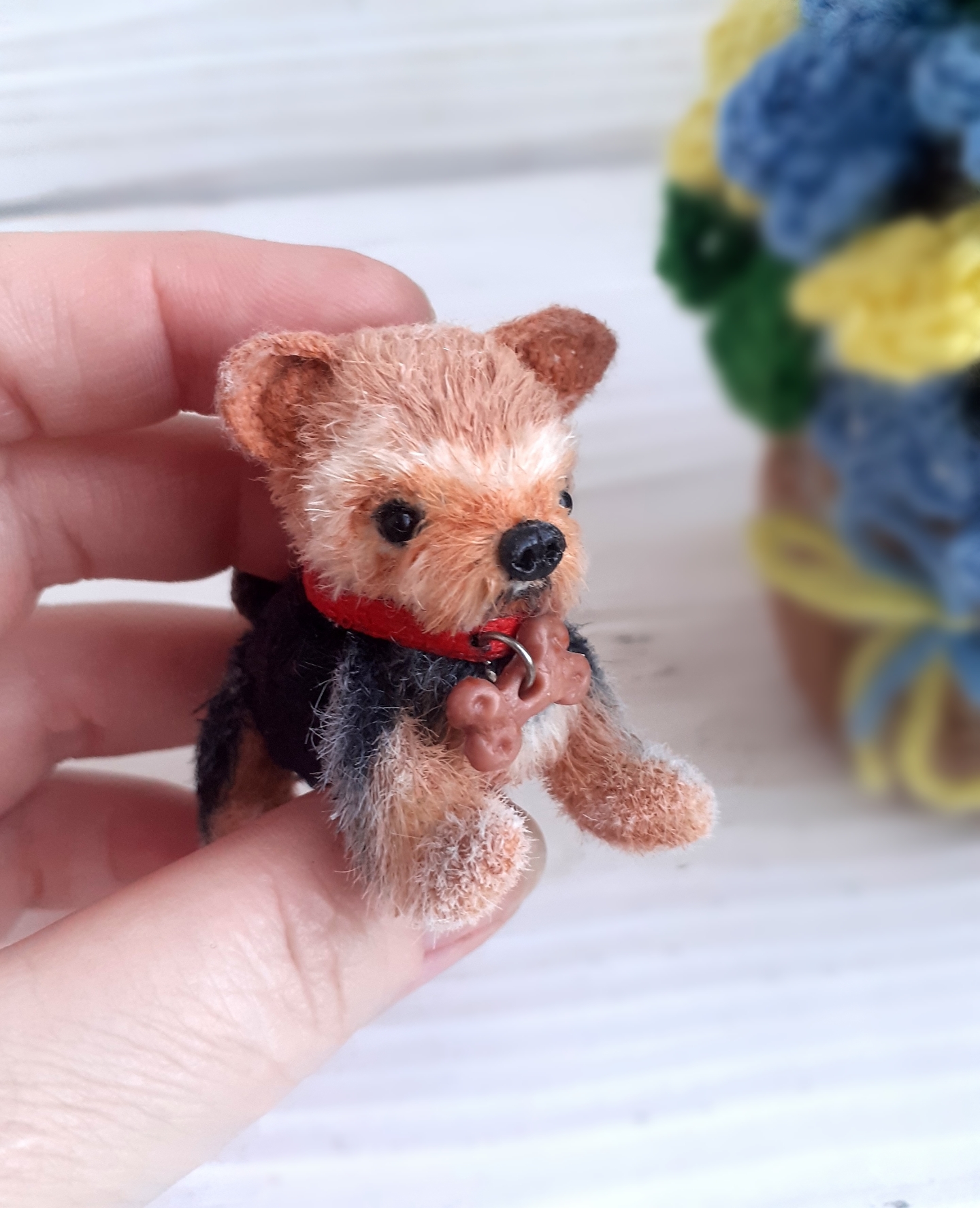 Crochet Yorkshire terrier, Yorkie puppy, Realistic dog toy, - Inspire ...