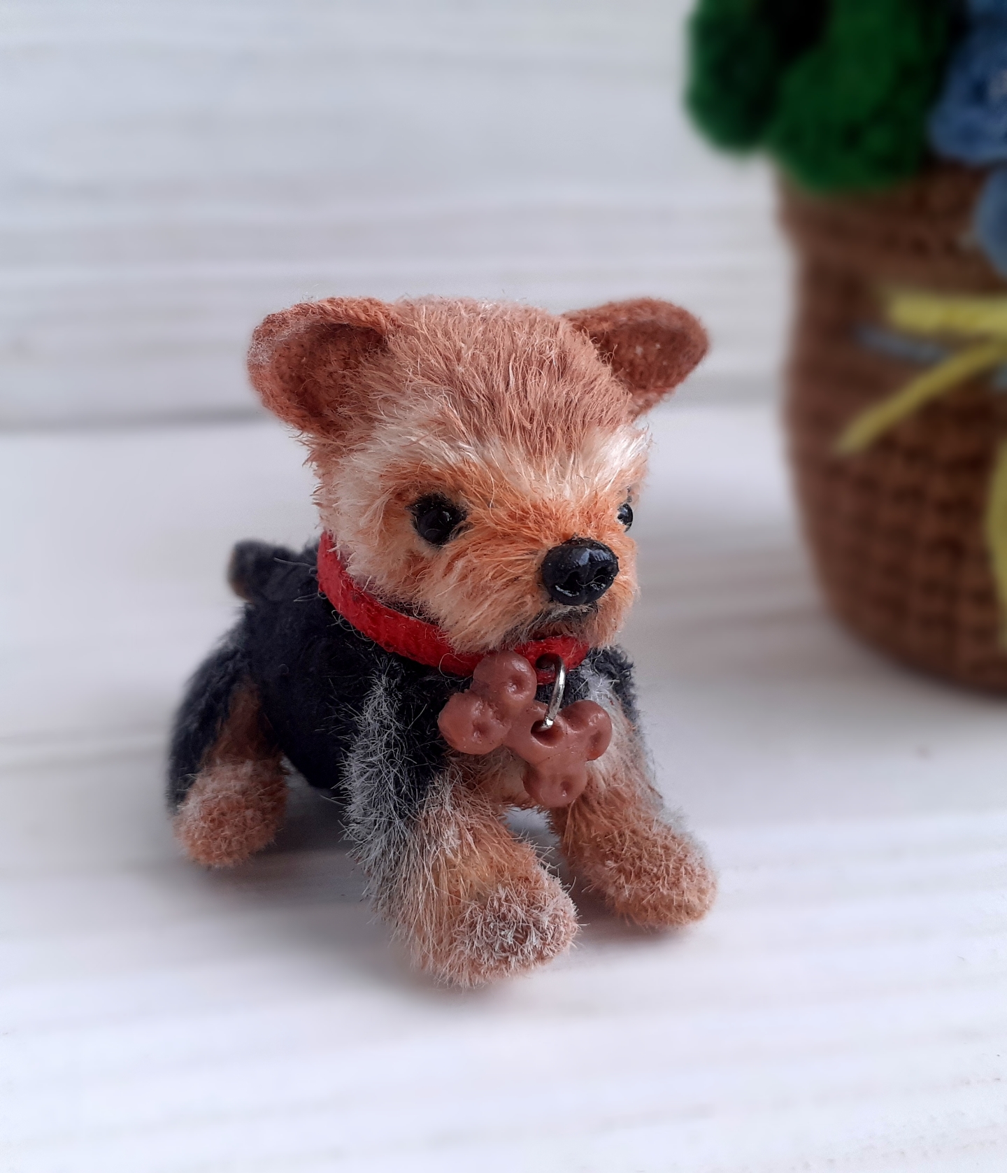 Crochet Yorkshire terrier, Yorkie puppy, Realistic dog toy, - Inspire ...