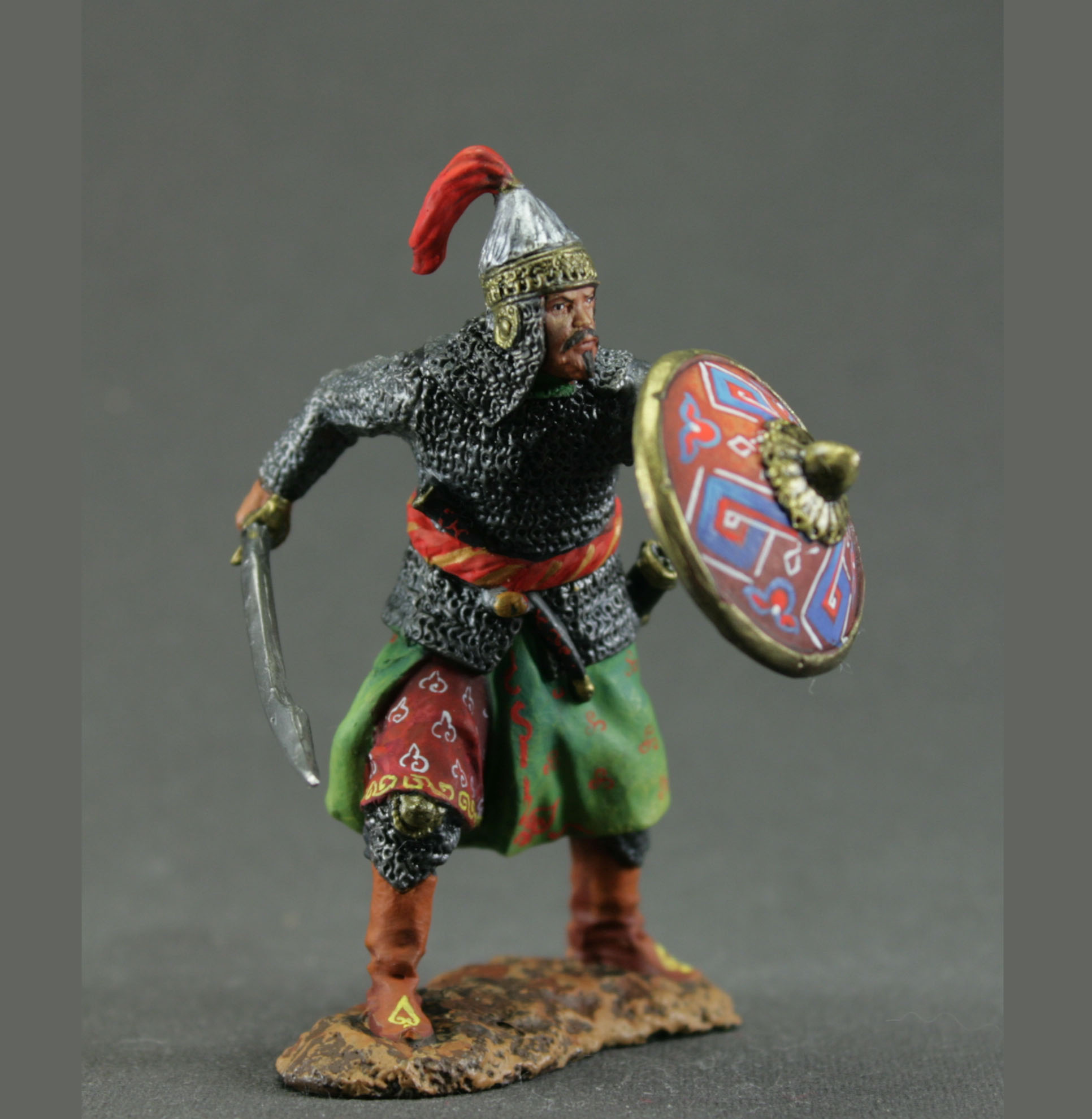Tatar warrior, Hand Painted Toy tin soldier 54 mm. 1/32 Scal | Inspire ...