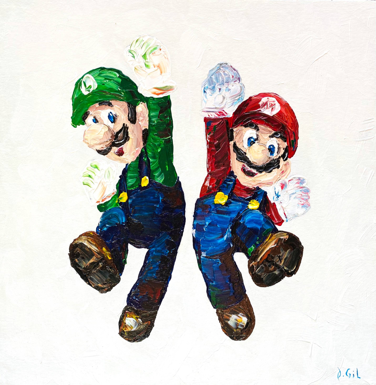 Super Mario Bros Wall Art / Super Mario Bros Canvas Painting - Inspire ...
