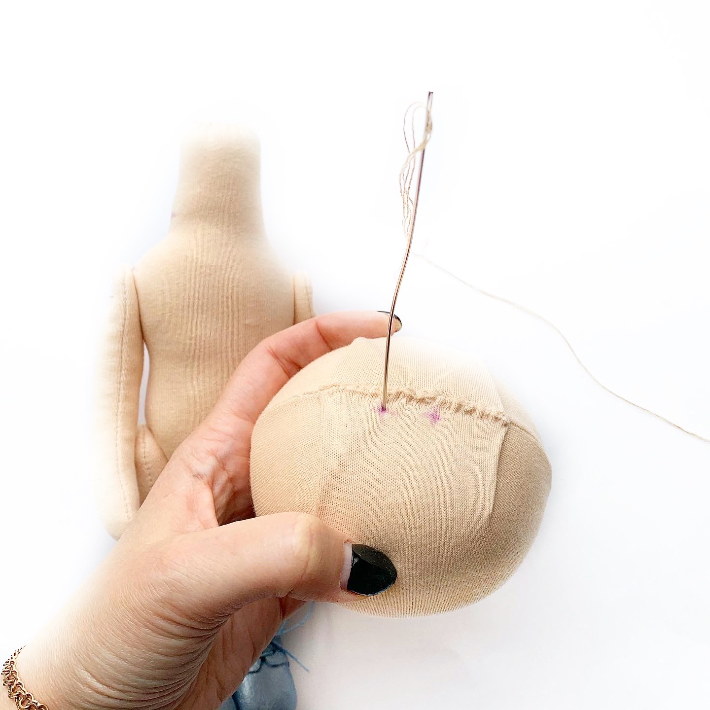A unique tutorial on sewing a rag doll with a photo Rag Doll - Inspire ...