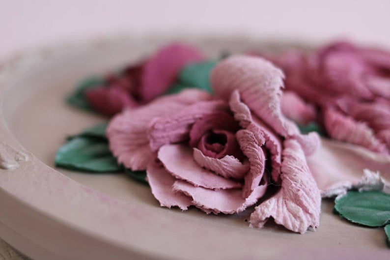 Roses 3d painting, textured wall art, texture floral paintin - Inspire ...