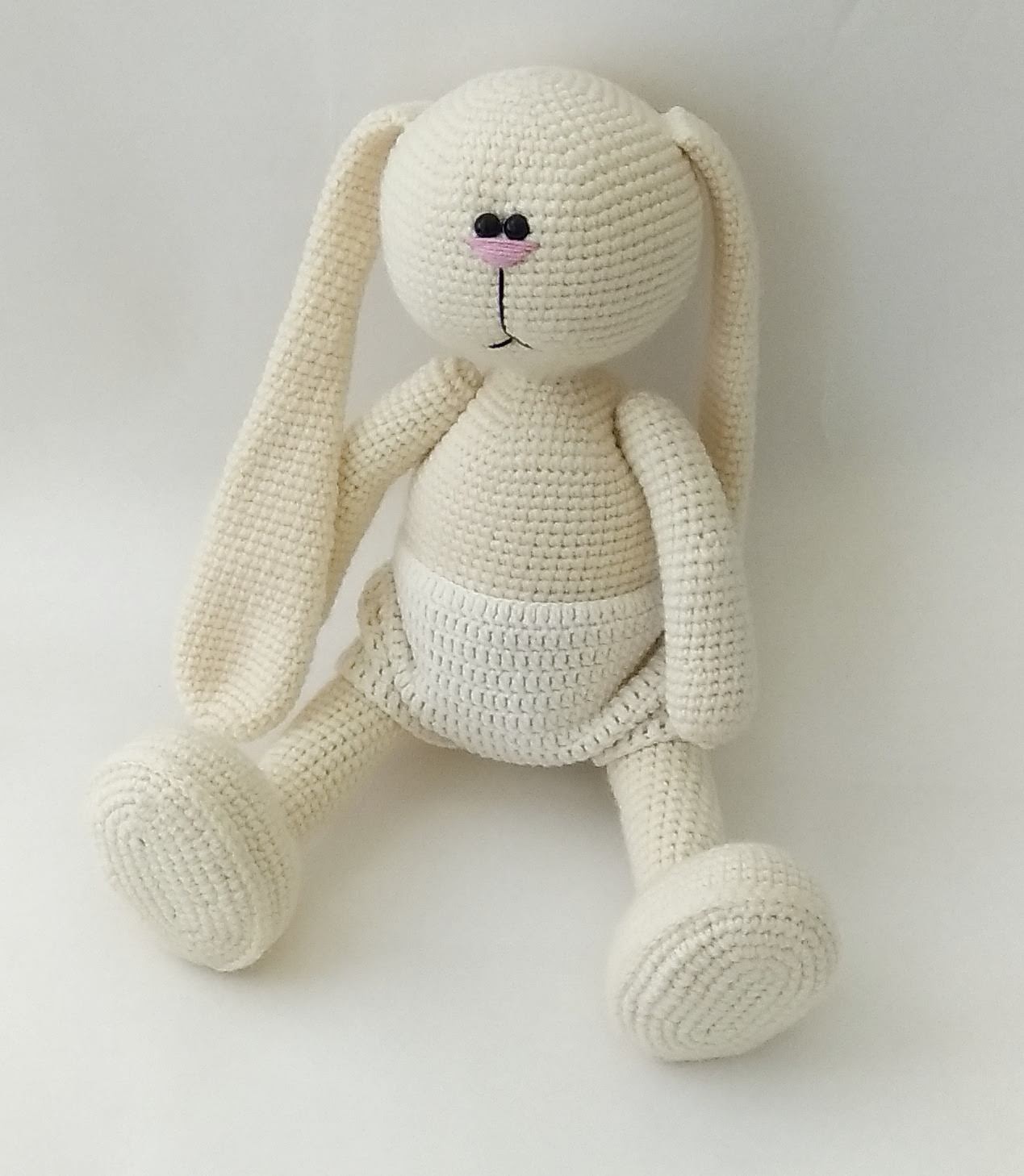 Pattern PDF Bunny, Toy beginner crochet, easy crochet bunny, - Inspire ...