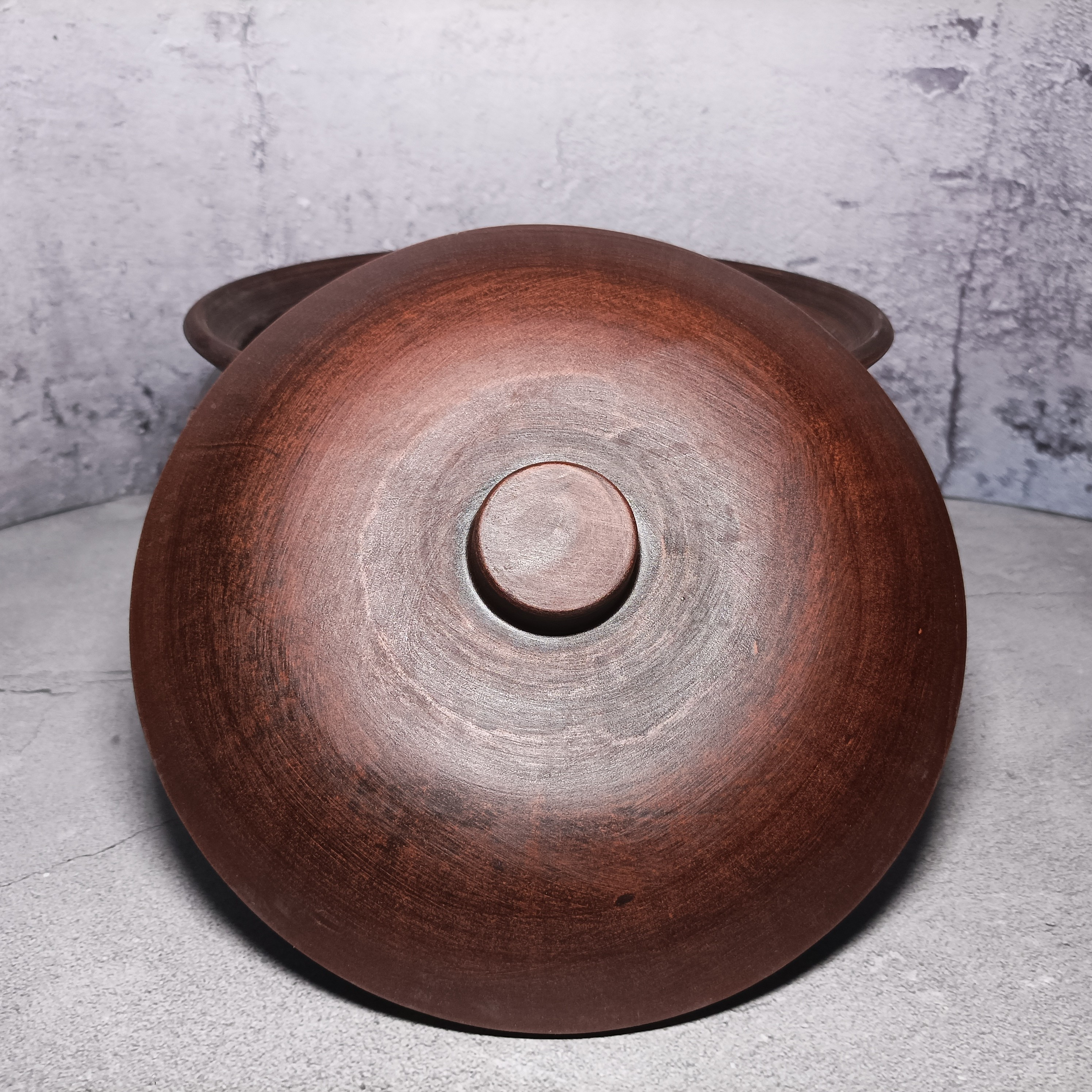 Pottery large casserole 202.88 fl.oz Handmade red clay Cooki - Inspire ...