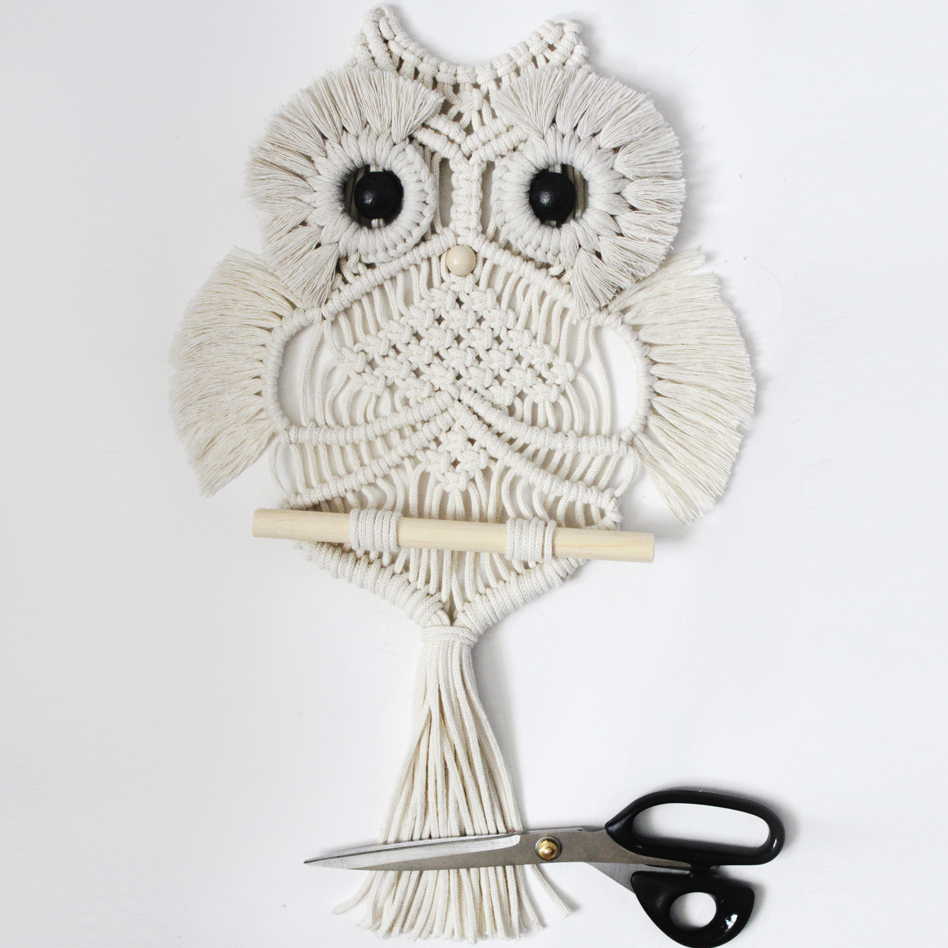 Macrame OWL Pattern, Macrame wall hanging tutorial PDF - Inspire Uplift