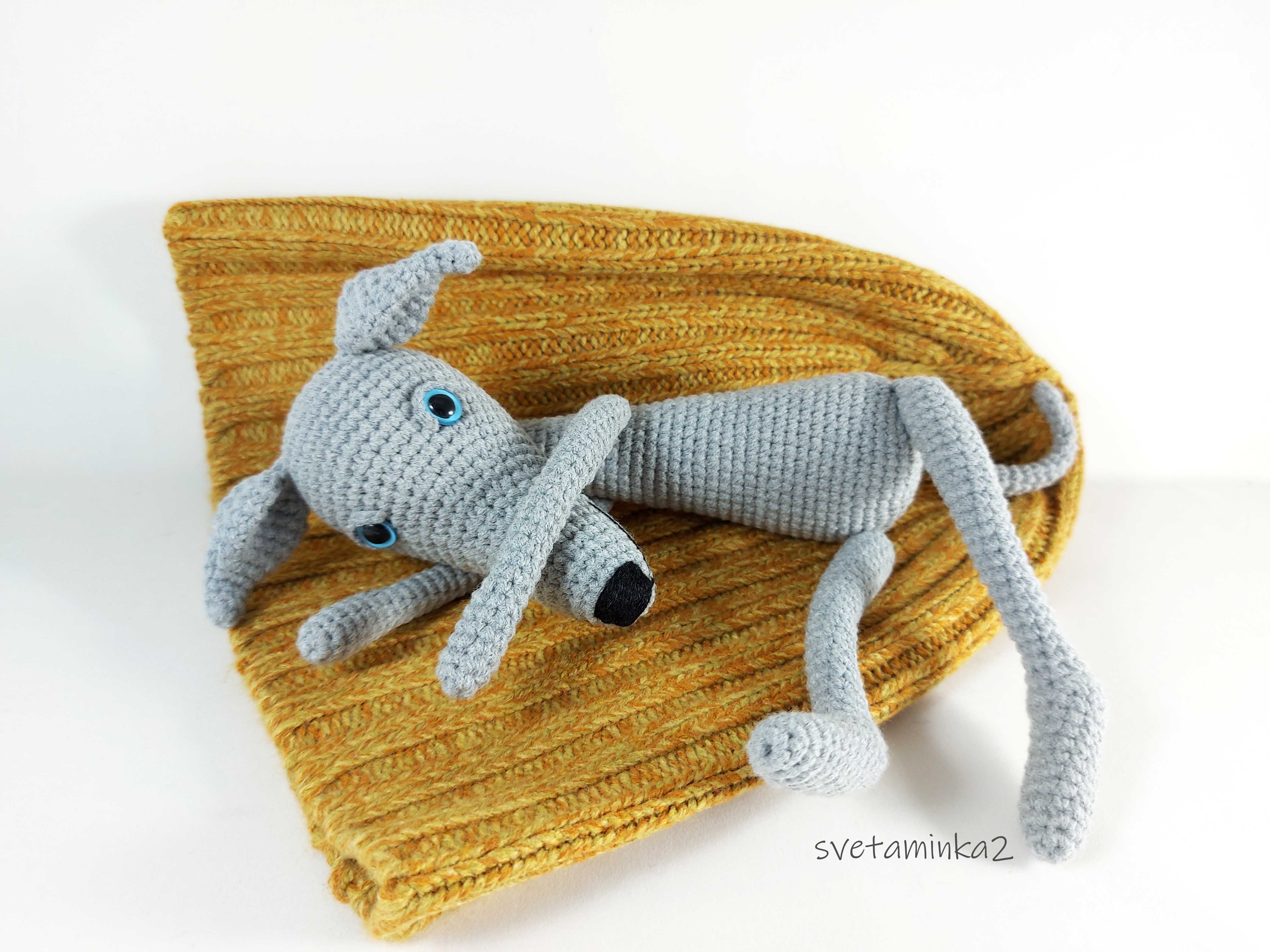 Greyhound Crochet Pattern Whippet Crochet Pattern Amigurumi - Inspire ...