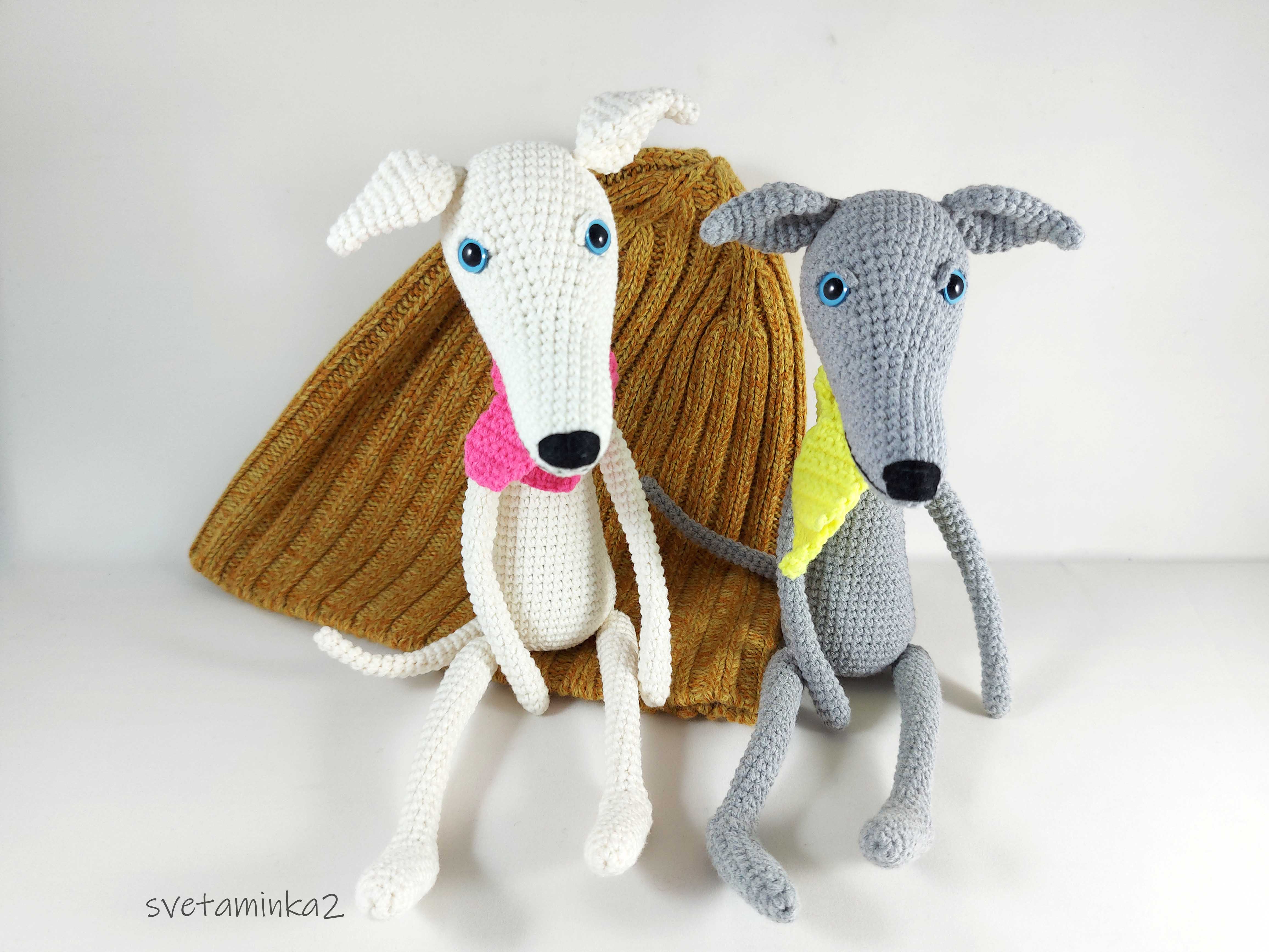 Greyhound Crochet Pattern Whippet Crochet Pattern Amigurumi - Inspire ...