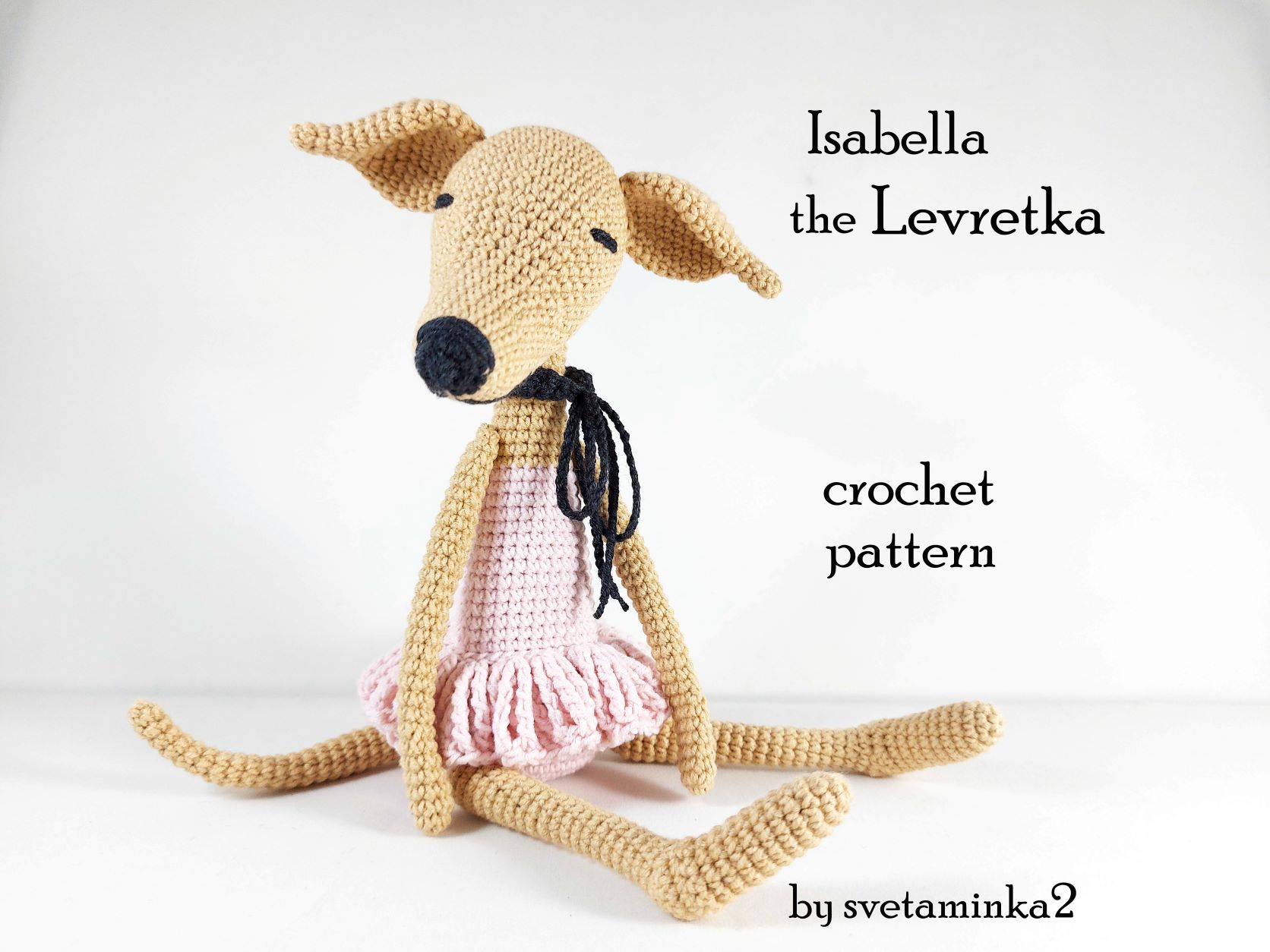 Italian Greyhound Crochet Dog Pattern Crochet Levretka Whipp | Inspire ...