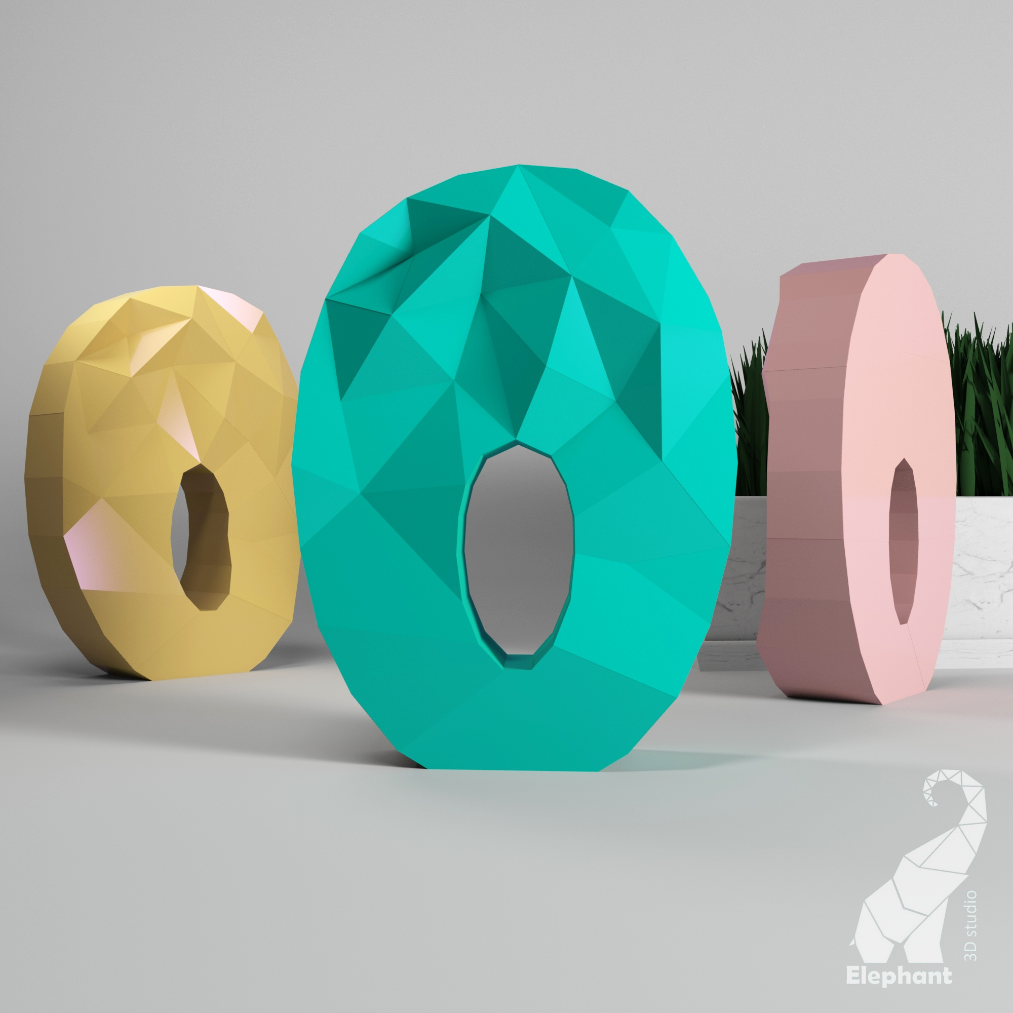 3D papercraft number 0 template – SVG for Cricut, studio3 fo - Inspire ...