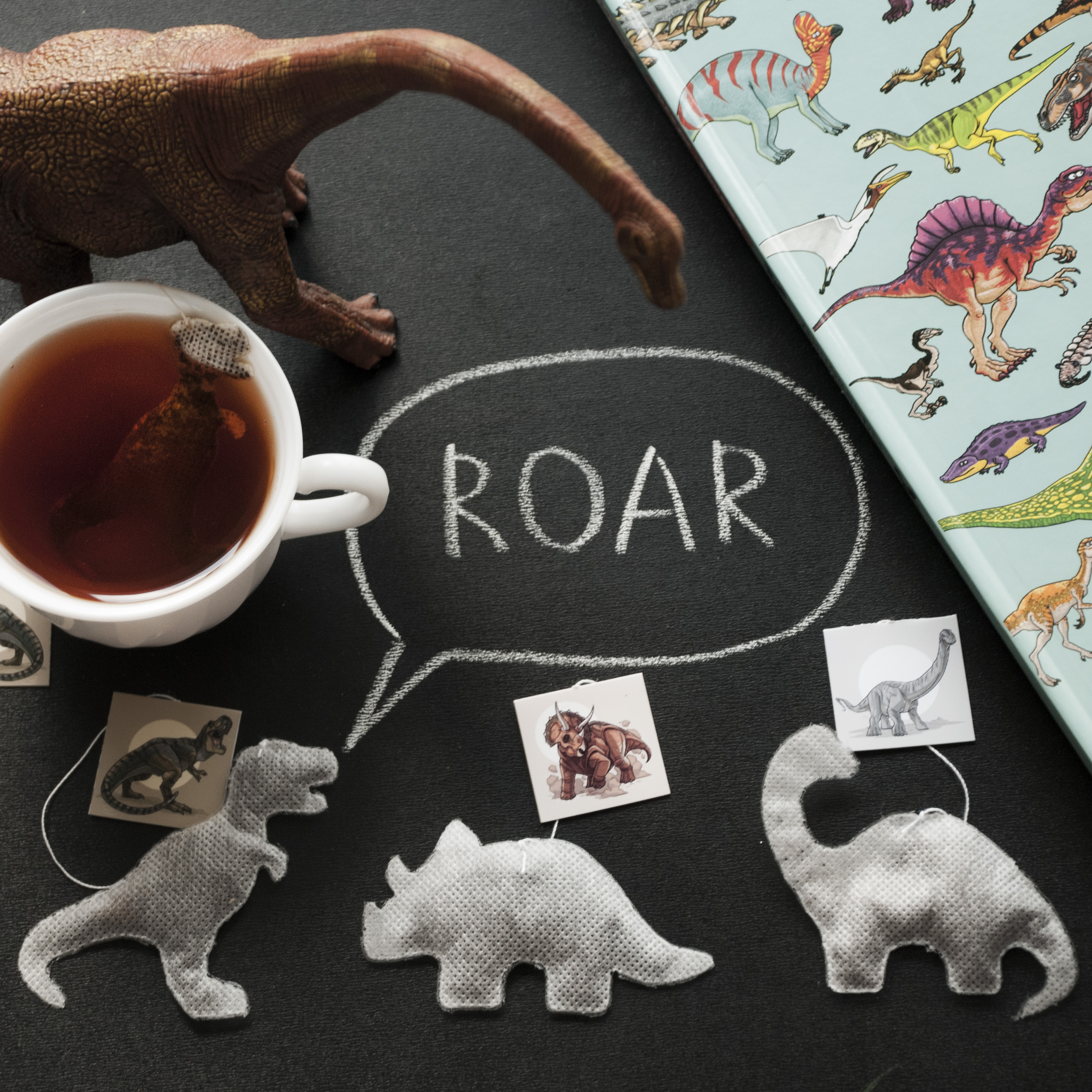 Dinosaur tea bags. Set 10 pcs. Dinosaur birthday. Triceratop - Inspire ...