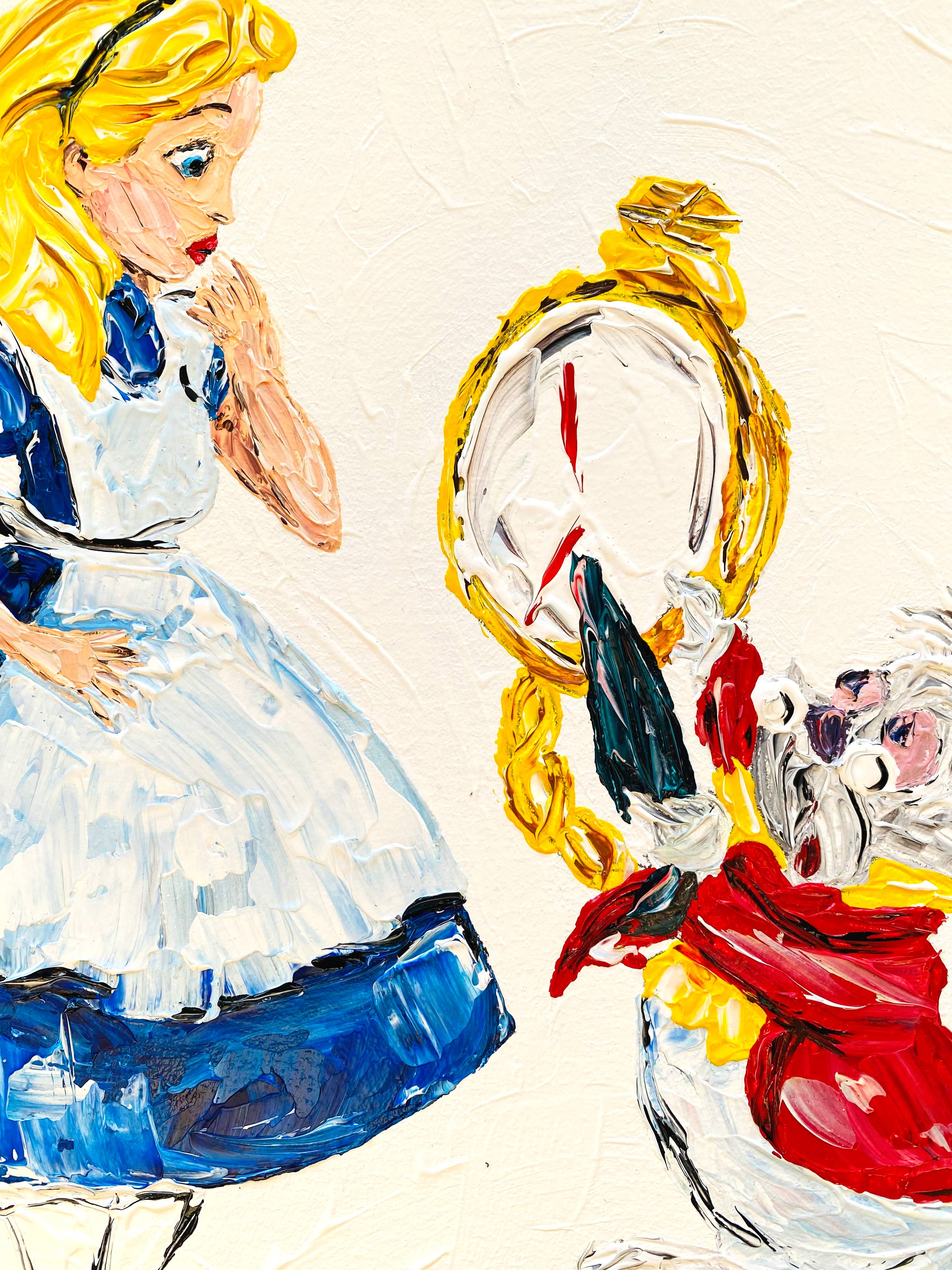 Alice in Wonderland Wall Art / Alice in Wonderland Canvas Pa - Inspire ...