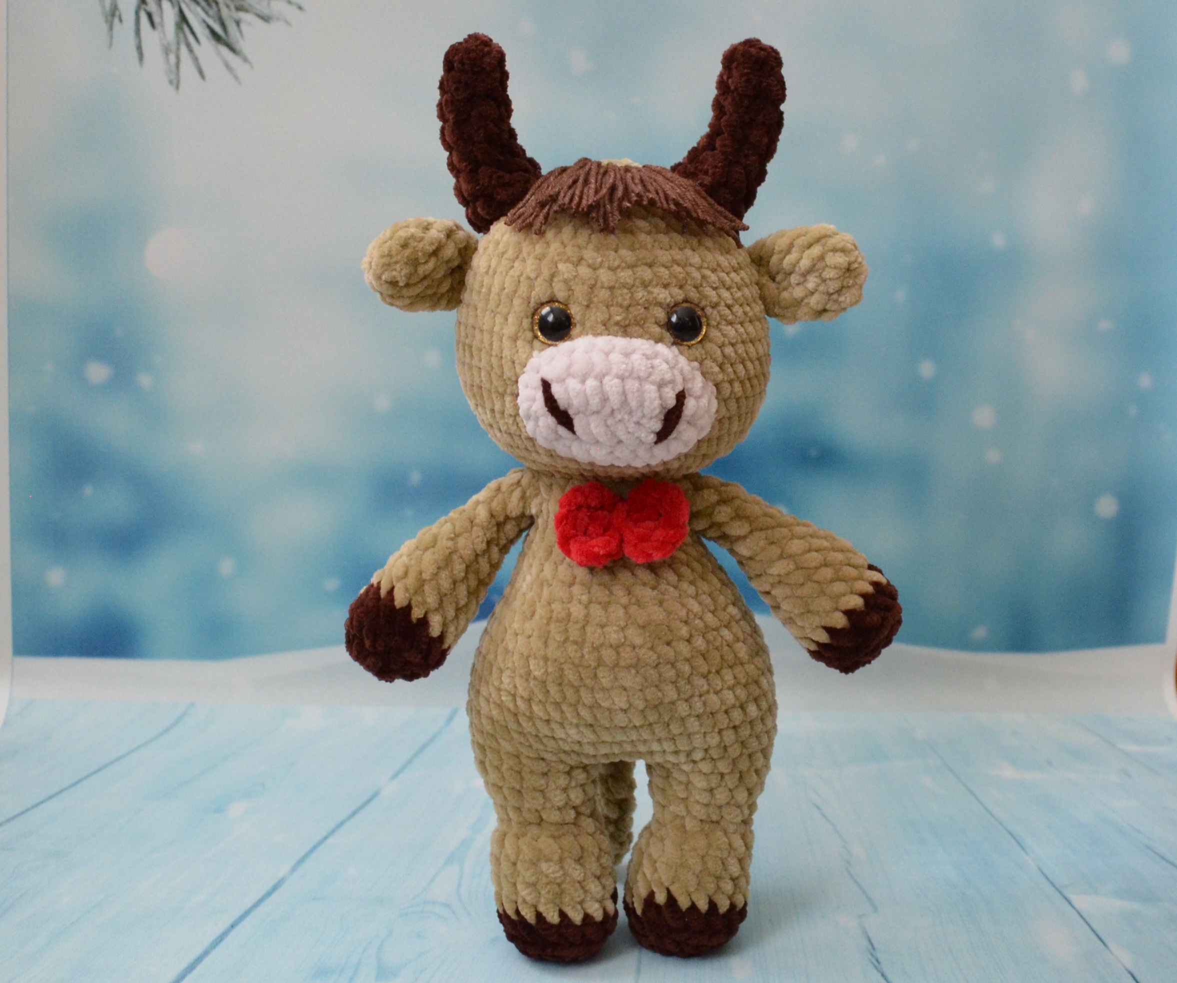 bull toy,plush bull,cow toy,stuffed bull,handmade toy,gift f | Inspire ...