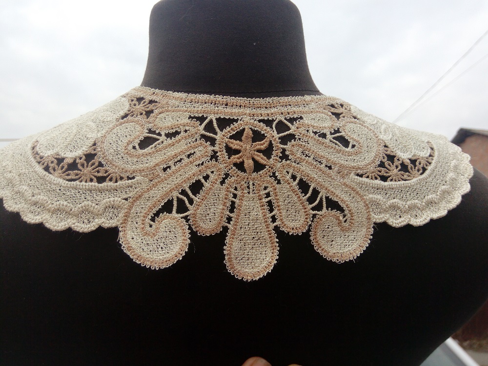 Machine Embroidery Design FSL Drape Collar6x10 DIGITAL EMBR - Inspire ...