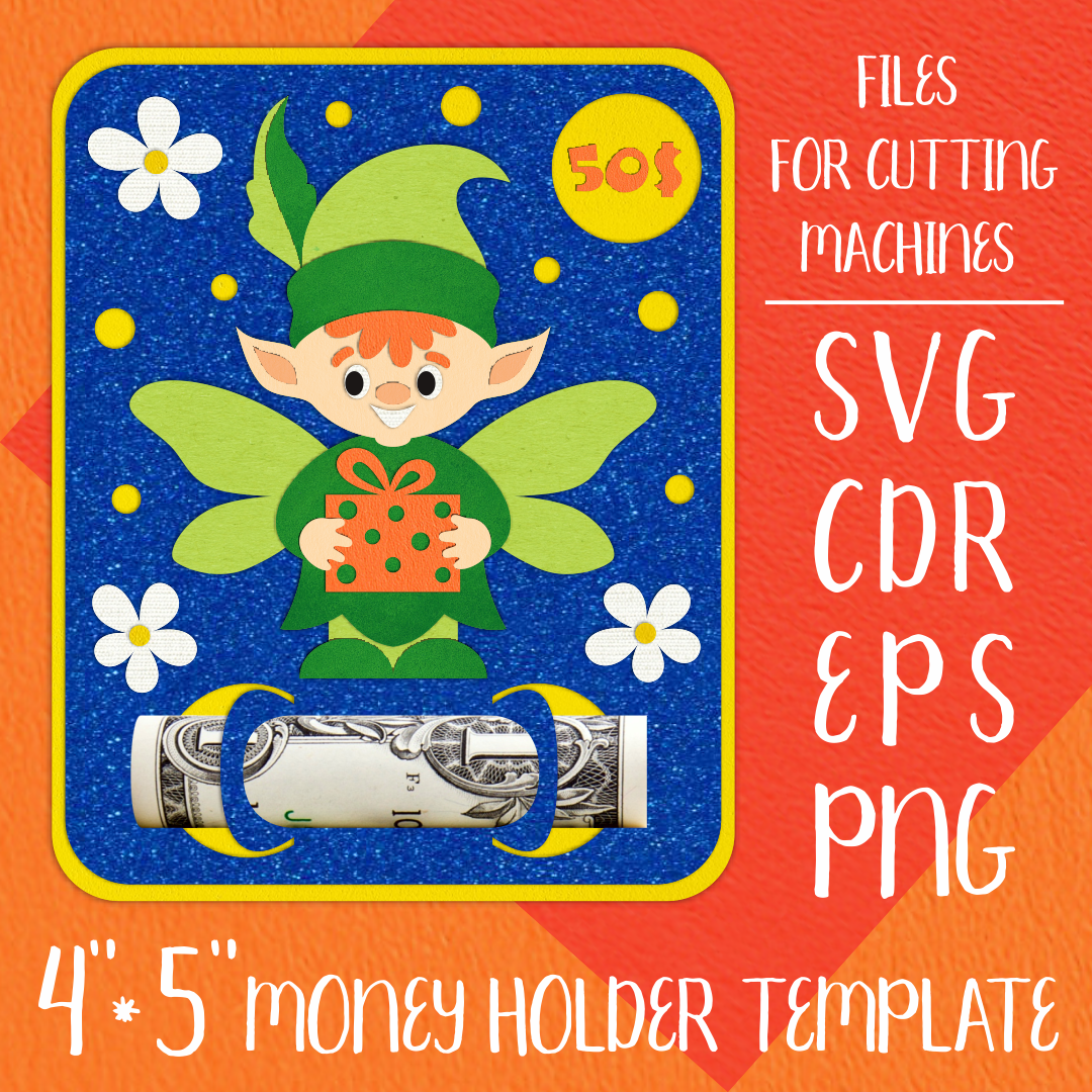Forest Elf Birthday Card | Money Holder Template | Inspire Uplift