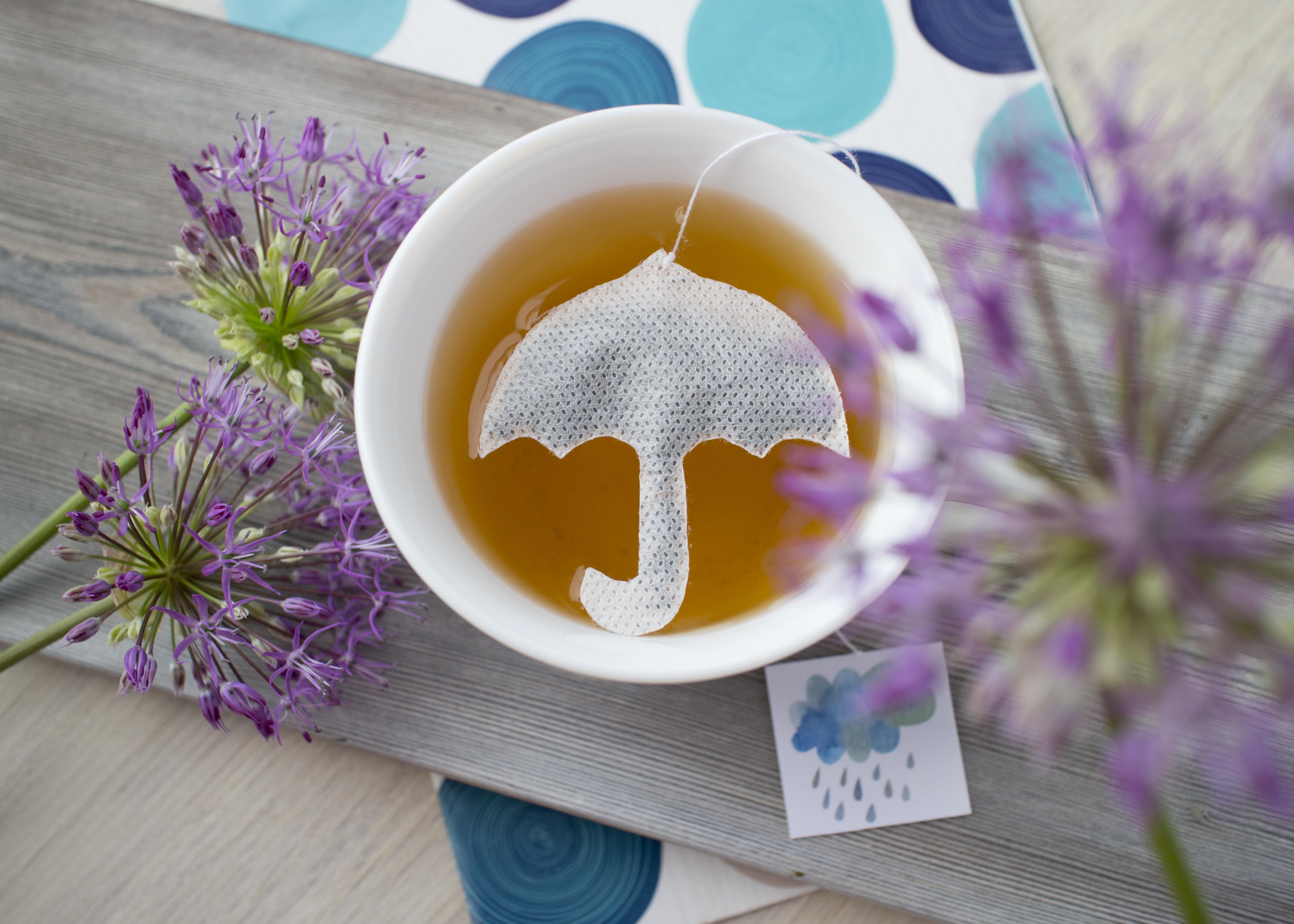 Umbrella tea bag. | Inspire Uplift