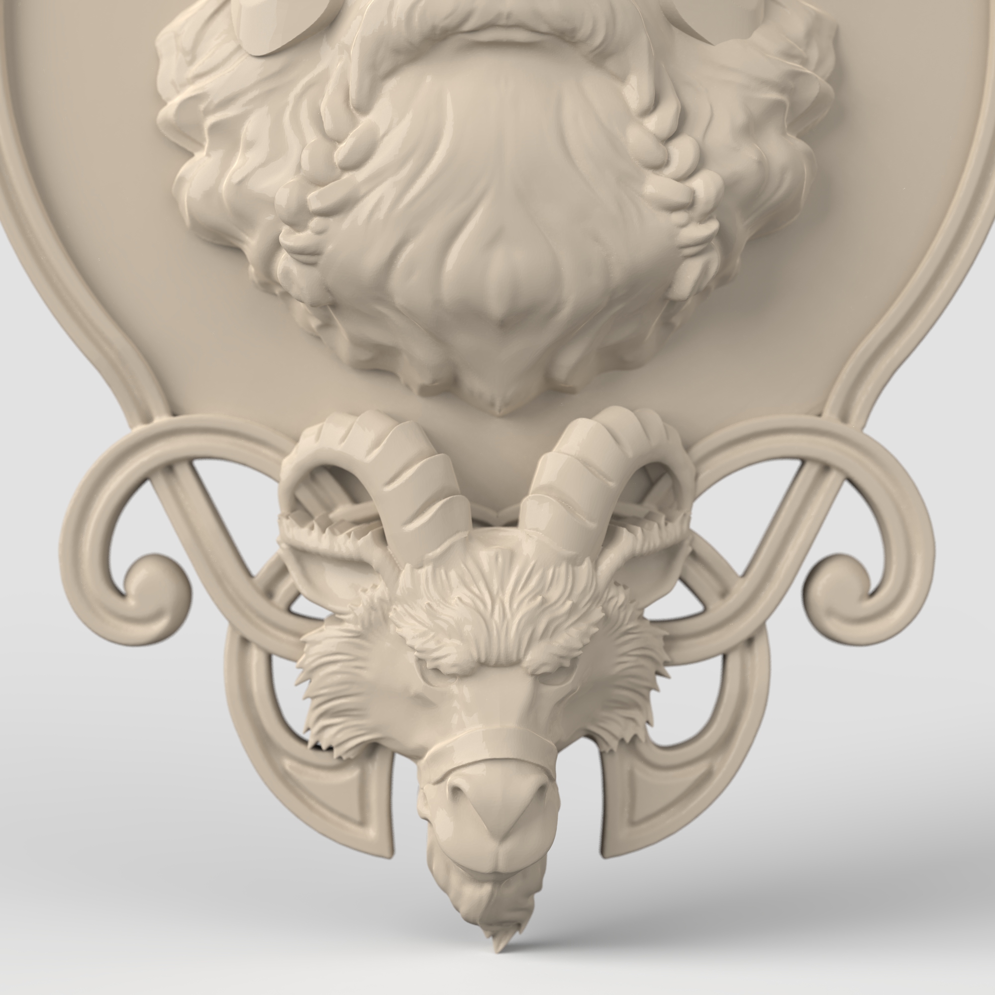 3D Model STL CNC Router file 3dprintable Thor panel - Inspire Uplift