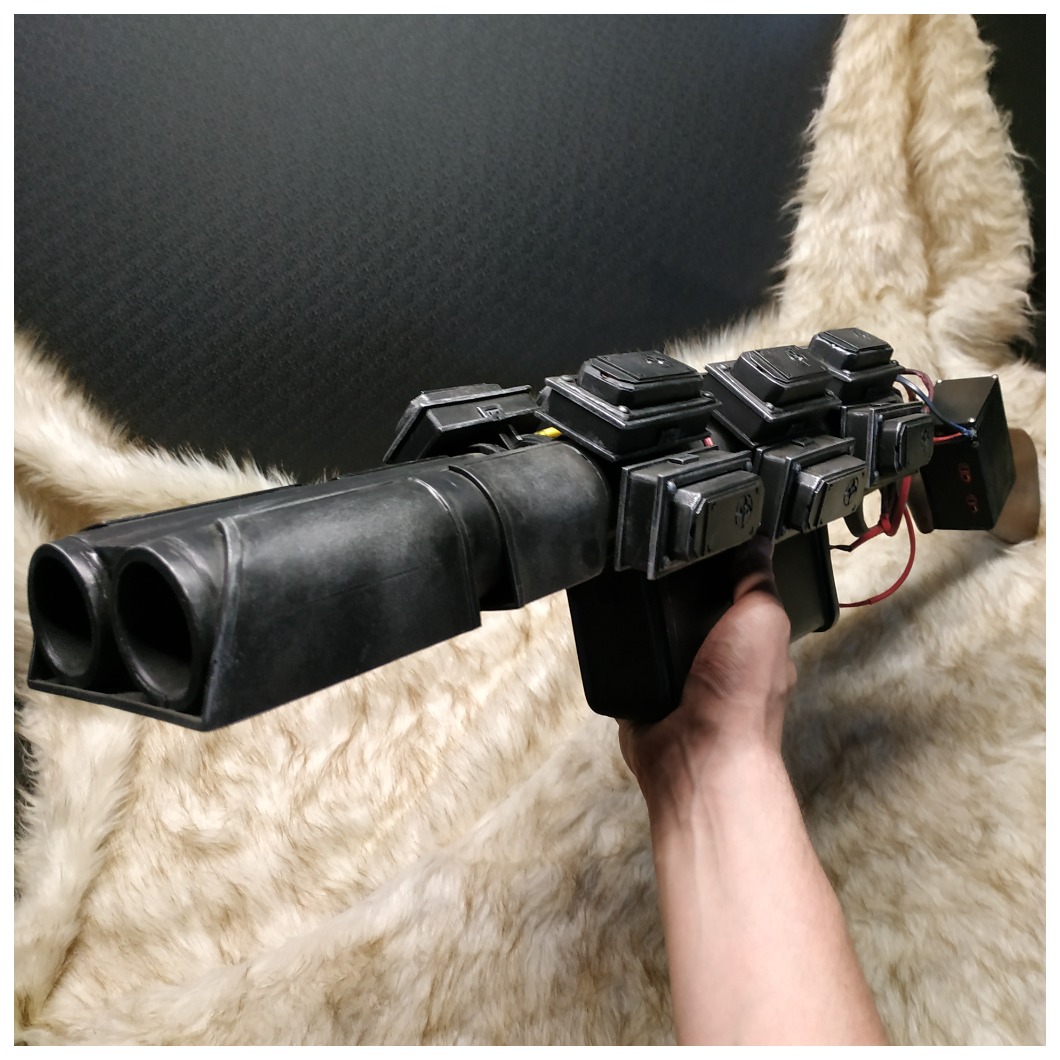 Cyberpunk 2077 - inspired - ARASAKA - gun - Budget Arms Blun - Inspire ...