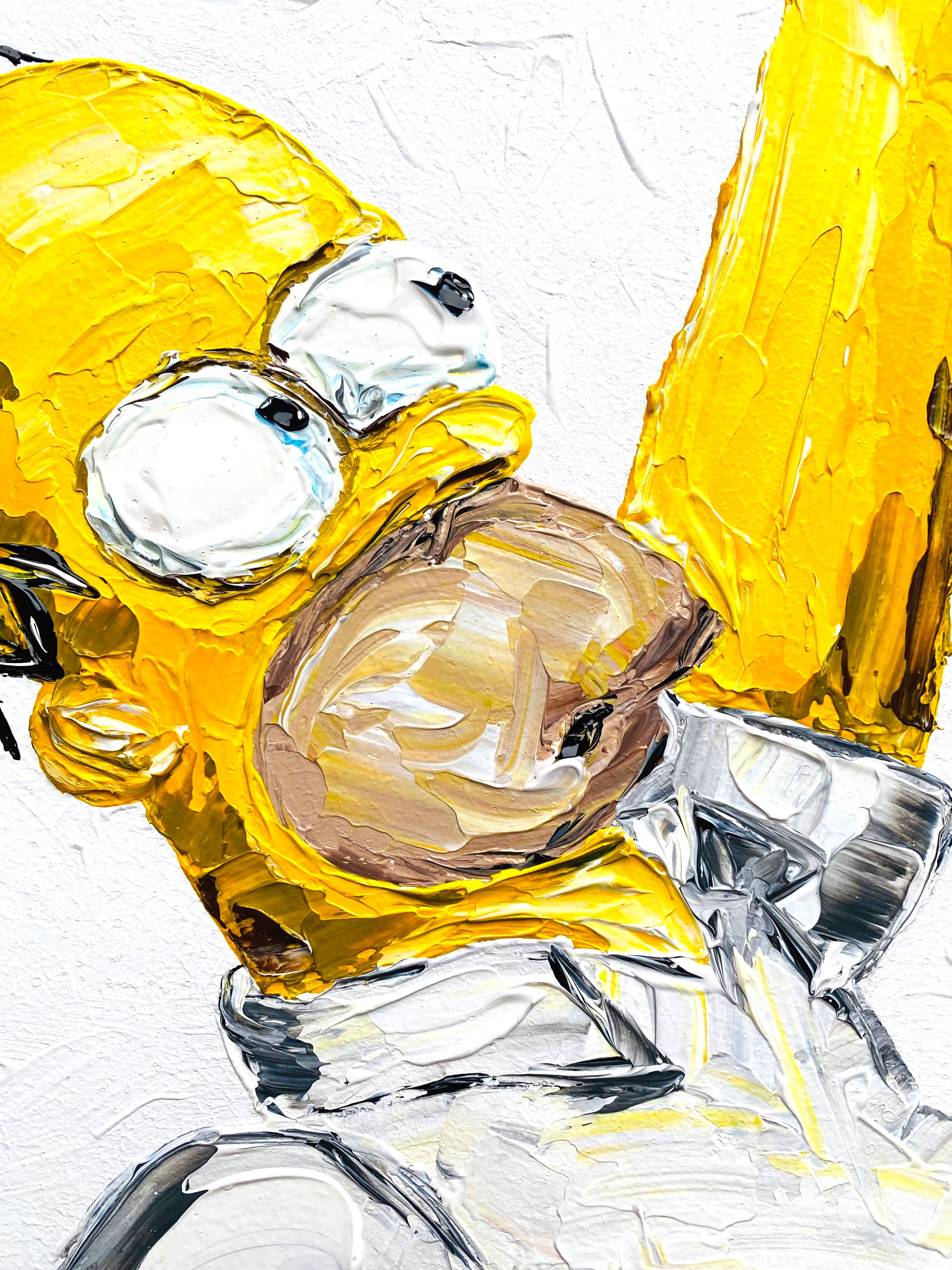 Print on paper Homer Simpson / Homer Simpson Wall Art / The - Inspire ...