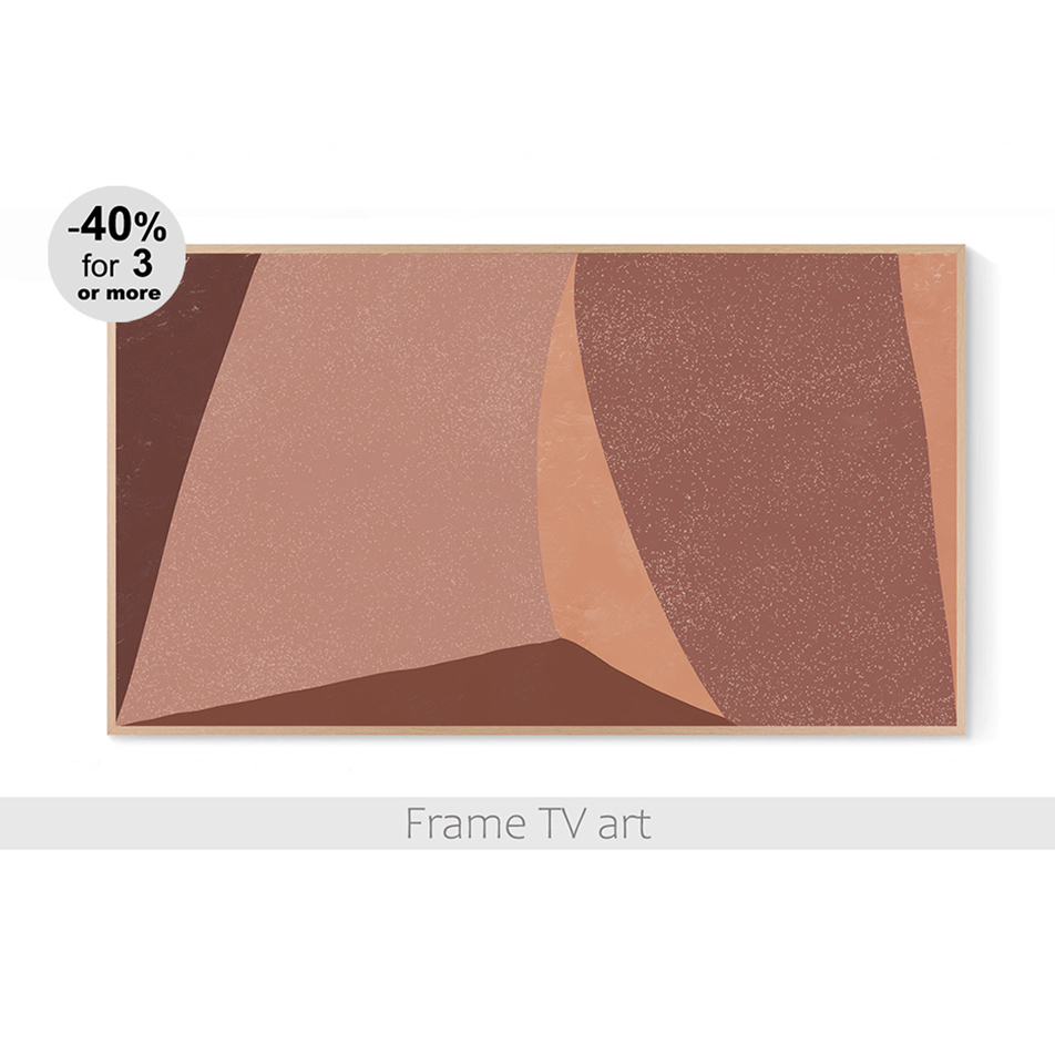 Abstract Samsung Frame Art, Frame TV art boho, Abstract Art | Inspire ...