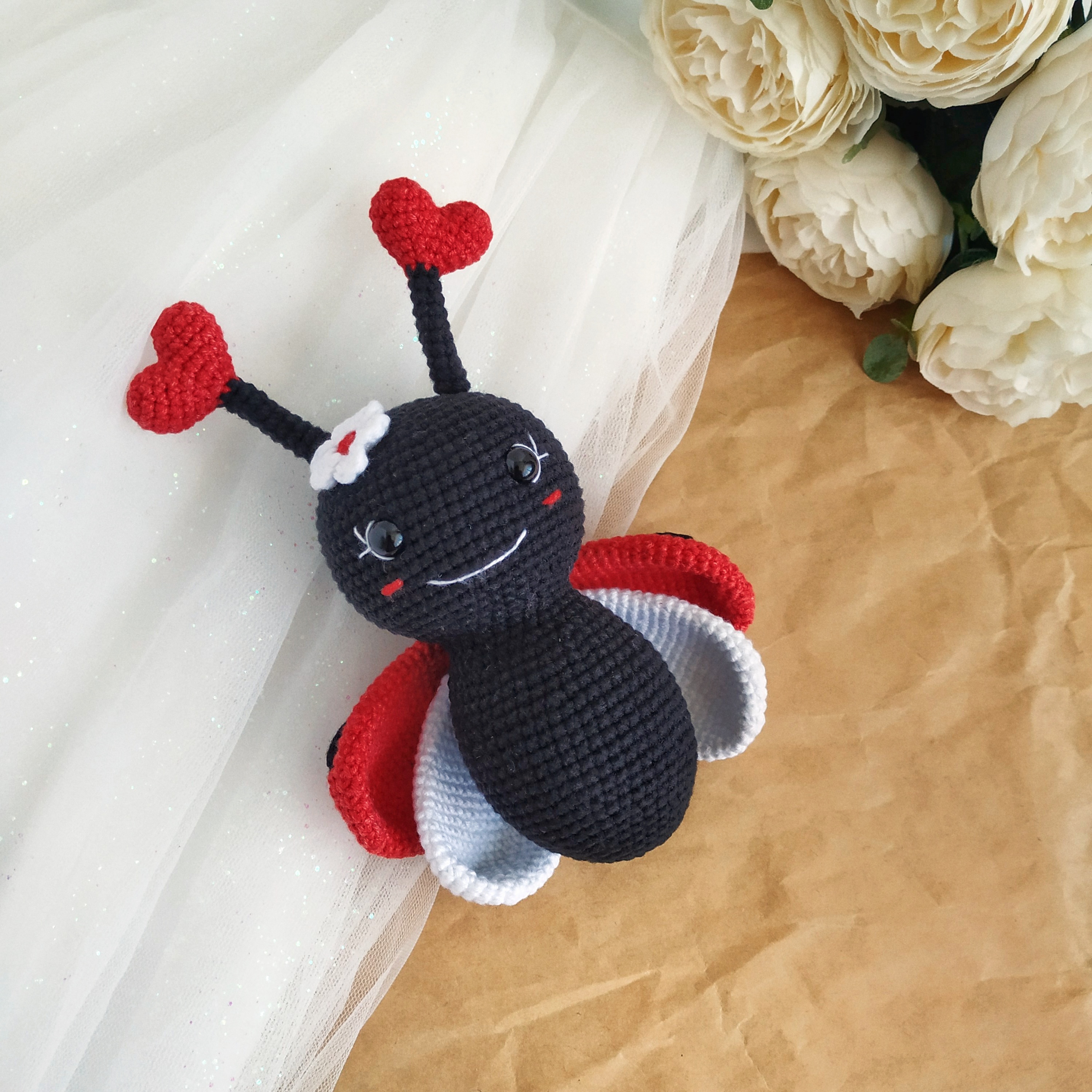 baby toy ladybug , soft toy ladybug , cute ladybug toy for b - Inspire ...