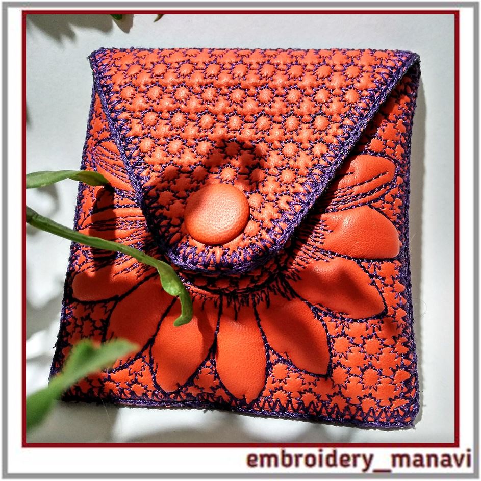 Wallet In the Hoop, quilt Case Machine embroidery design | Inspire Uplift